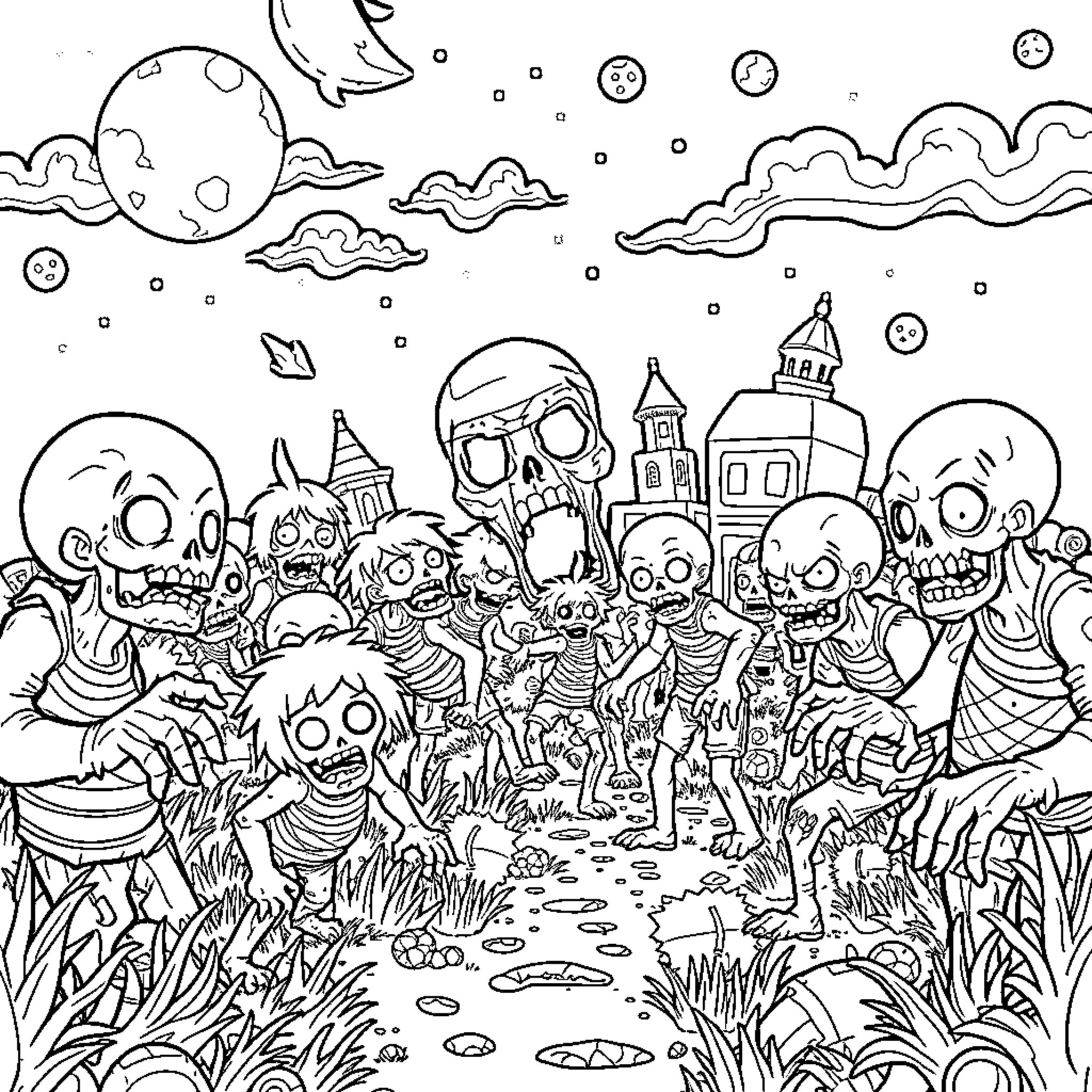 Best Zombie Coloring Pages (Free Printable PDF)