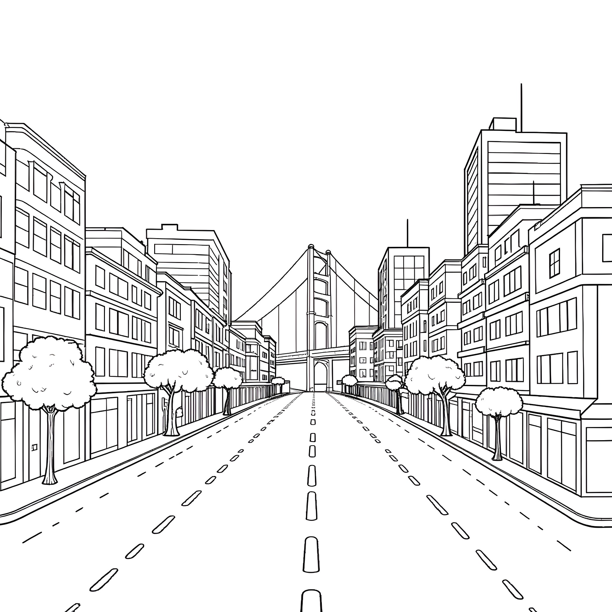 127 Best City Coloring Pages (Free Printable PDFs)