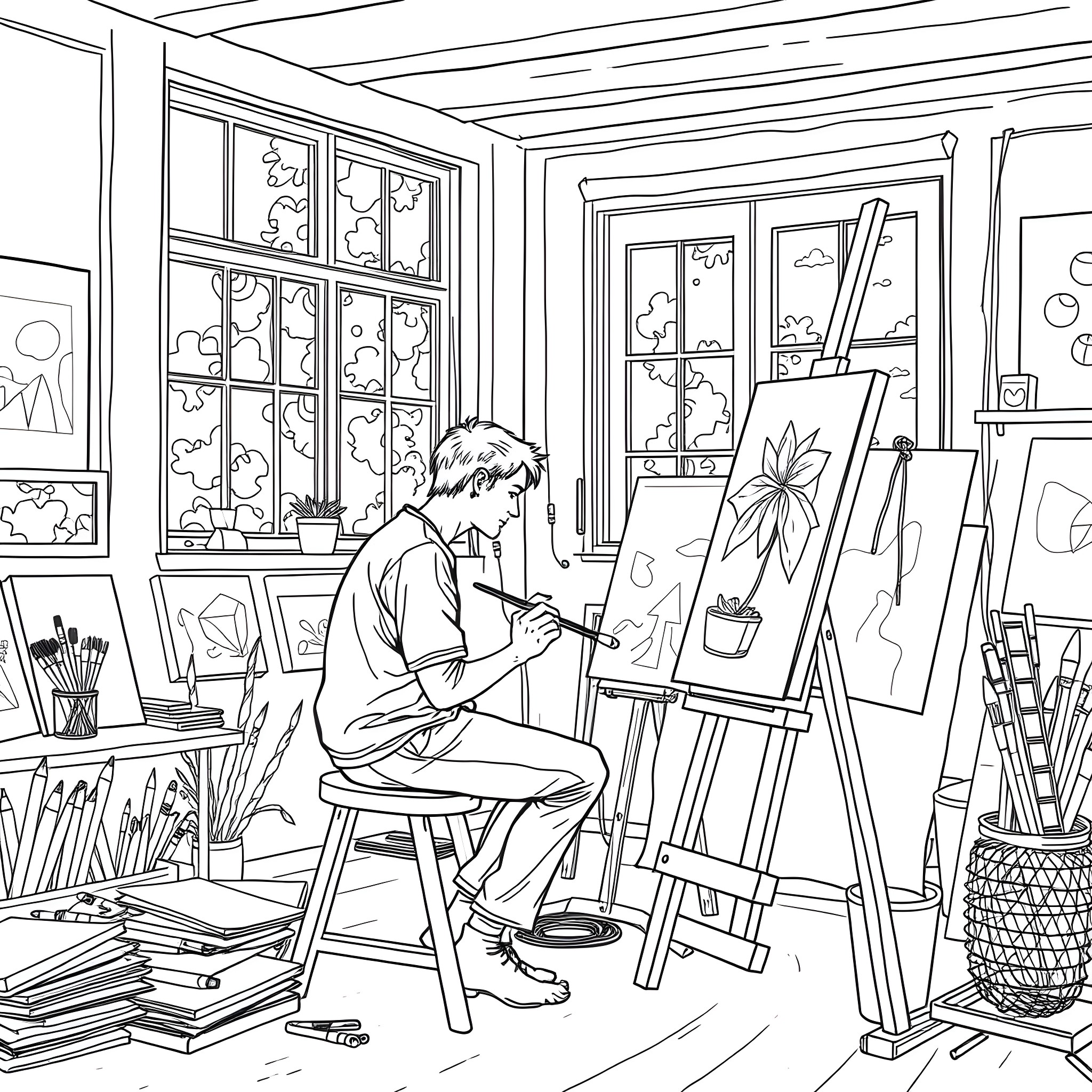 Best Male Coloring Pages (Free Printable PDF)