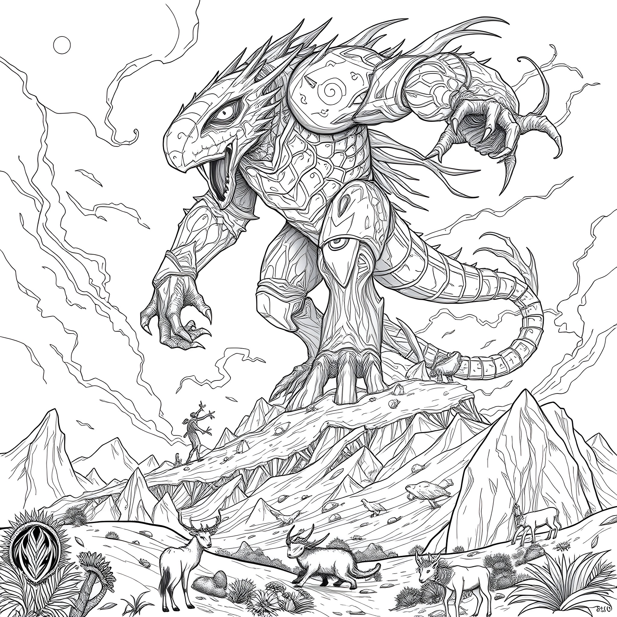 Best Behemoth Coloring Pages (Free Printable PDF)