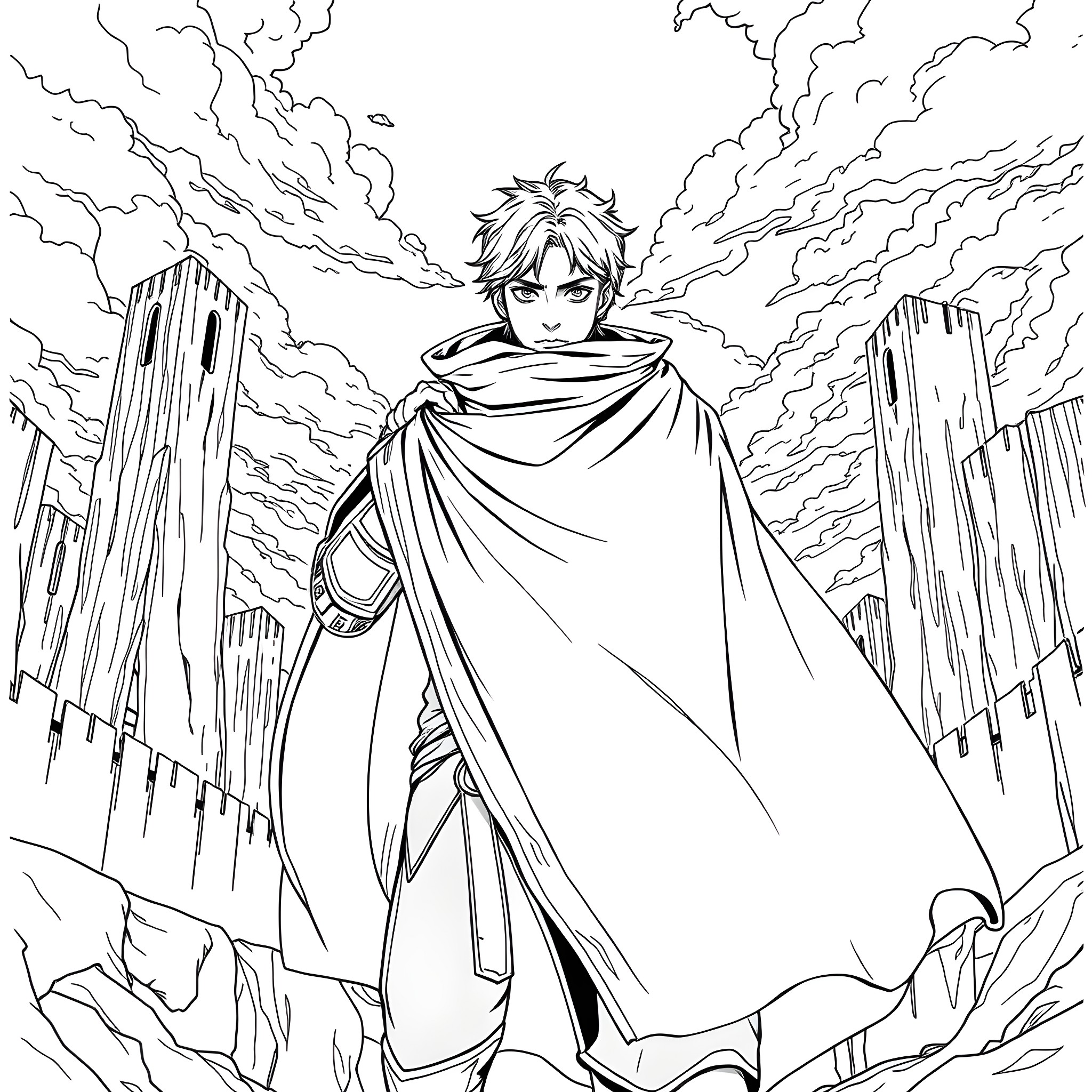 1 Best Eren Yeager Coloring Pages (Free Printable PDFs)