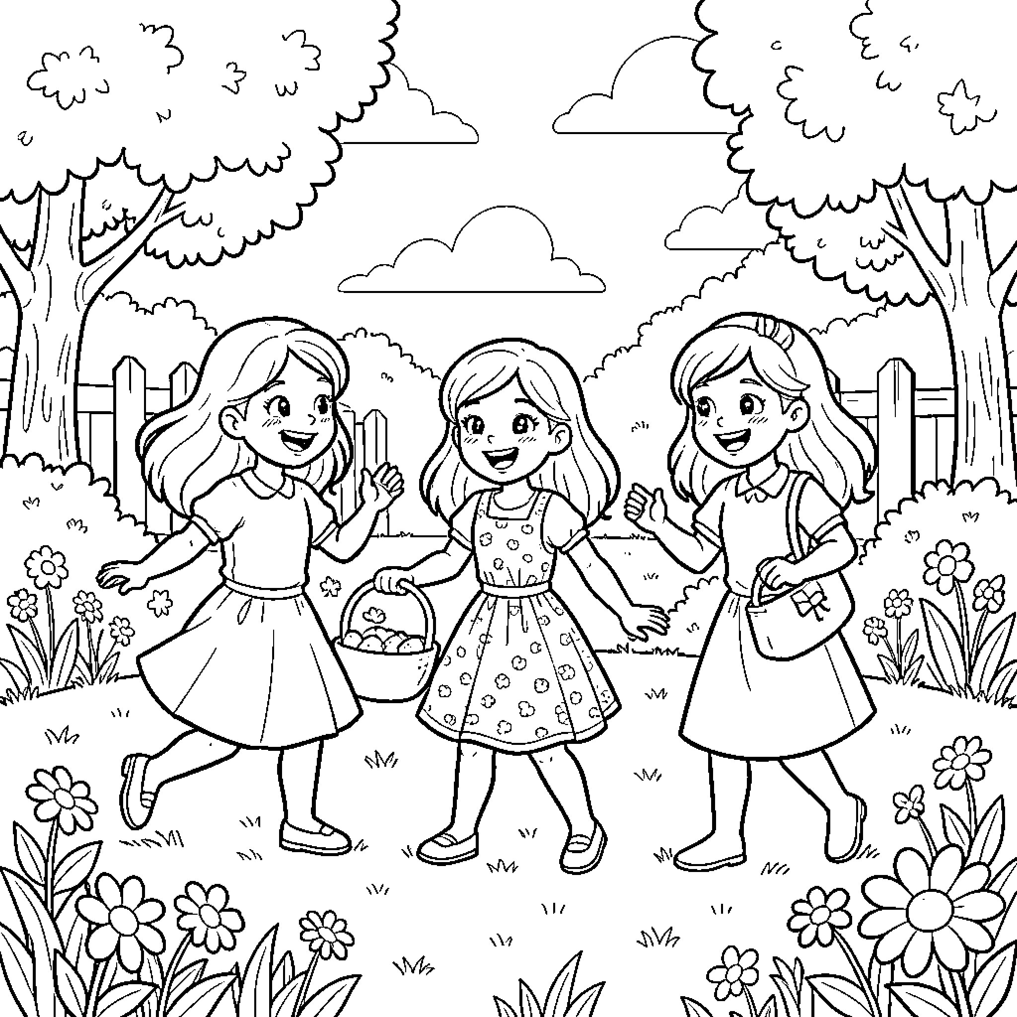 Best Sister Coloring Pages (Free Printable PDF)