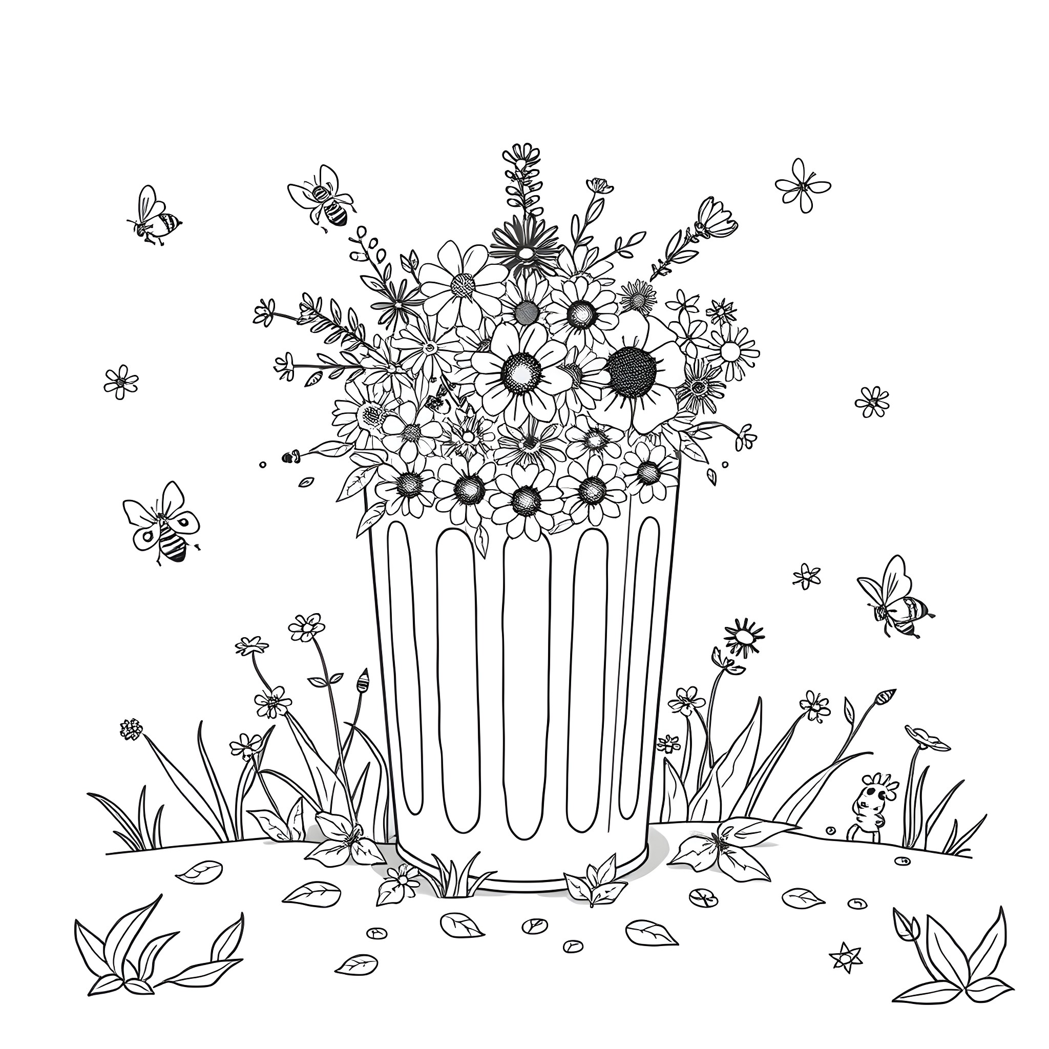 2 Best Trash Can Coloring Pages (Free Printable PDFs)