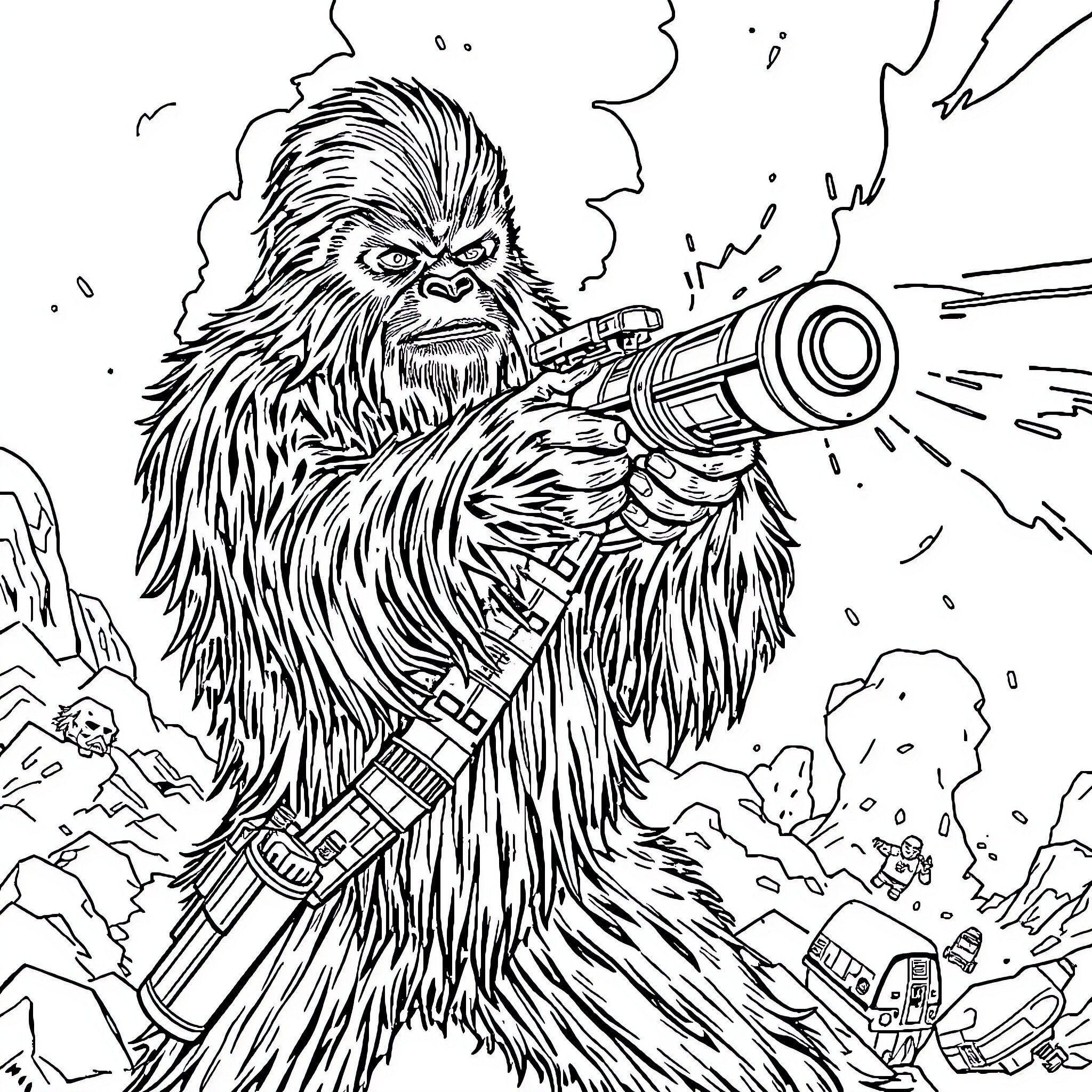 Best Chewbacca Coloring Pages (Free Printable PDF)