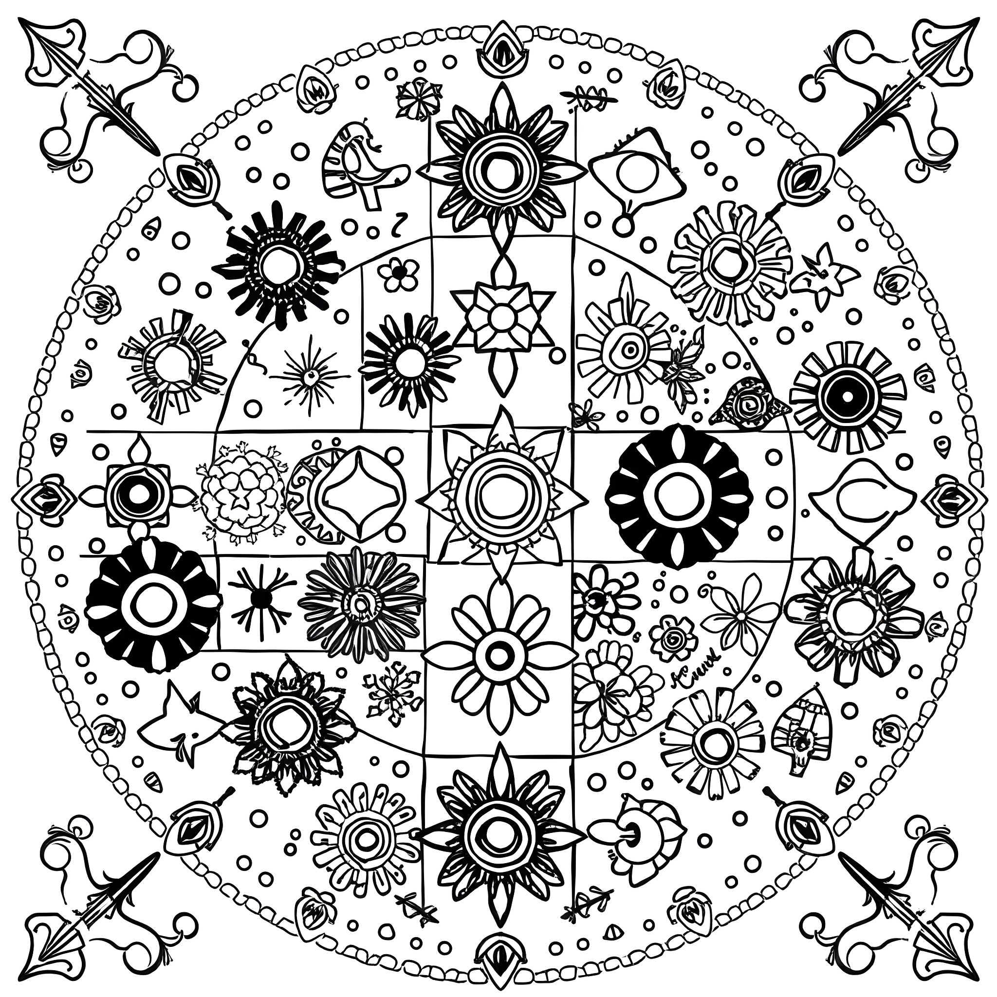 120 Best Patchwork Coloring Pages (Free Printable PDFs)