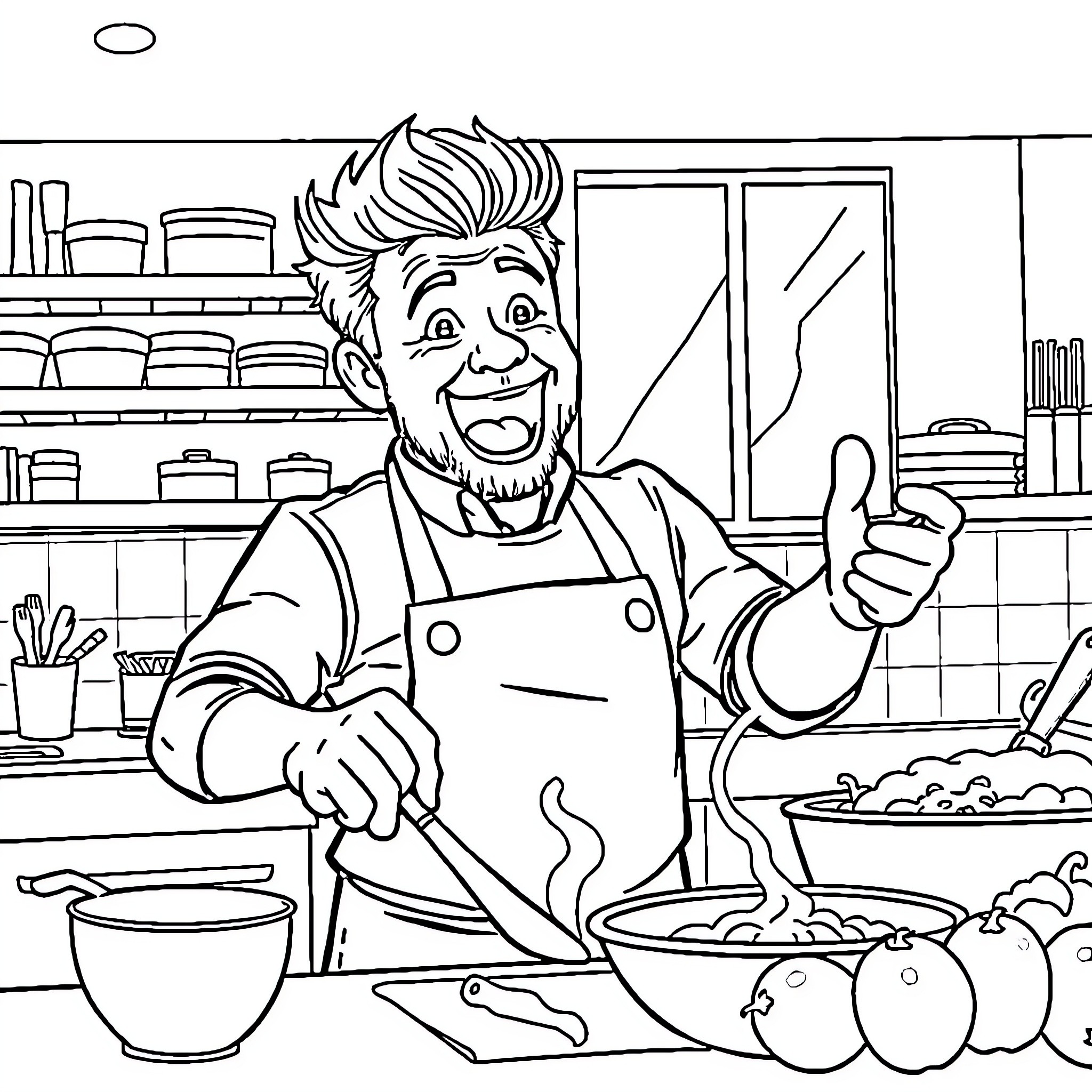 Best Gordon Ramsay Coloring Pages (Free Printable PDF)