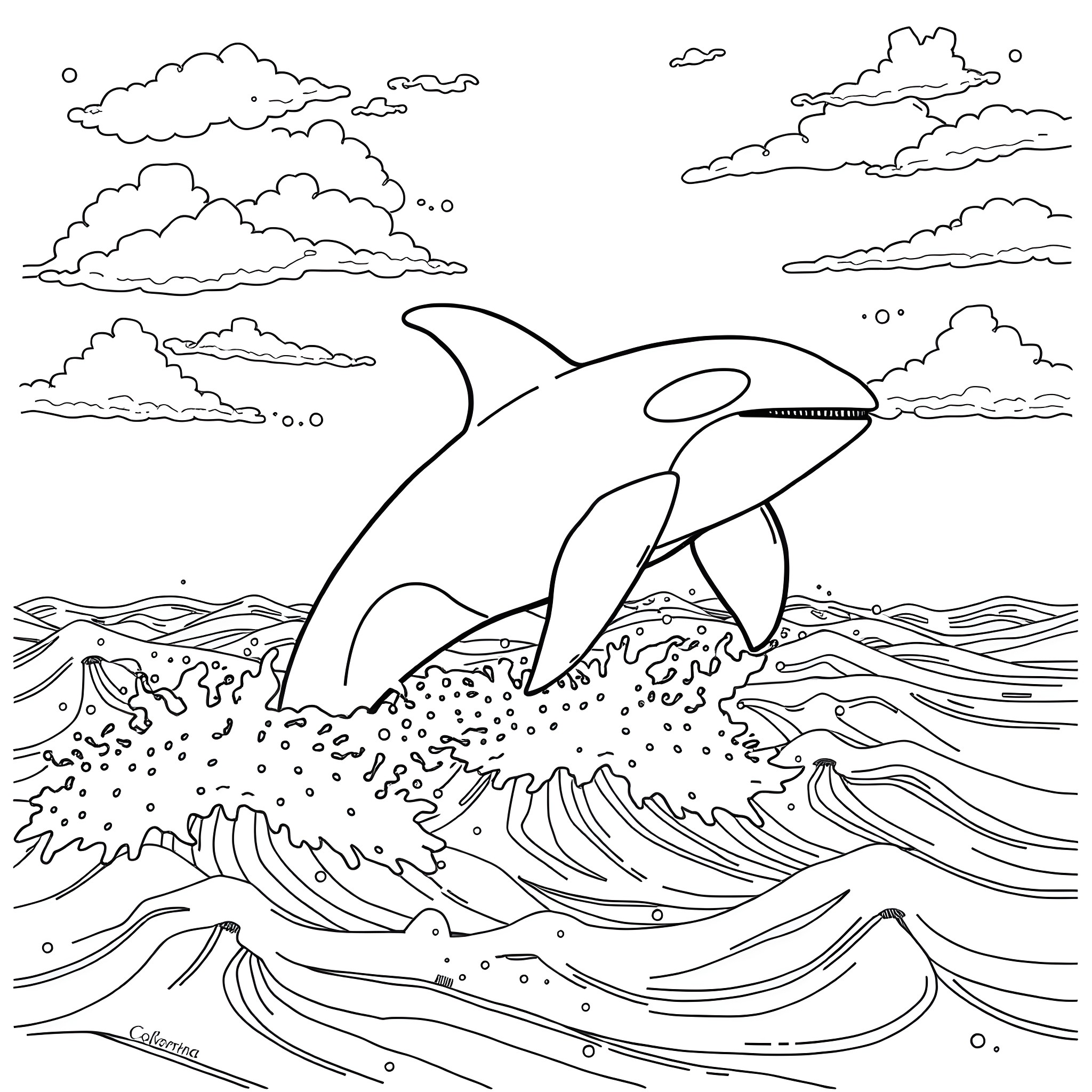 Best Orca Coloring Pages (Free Printable PDF)