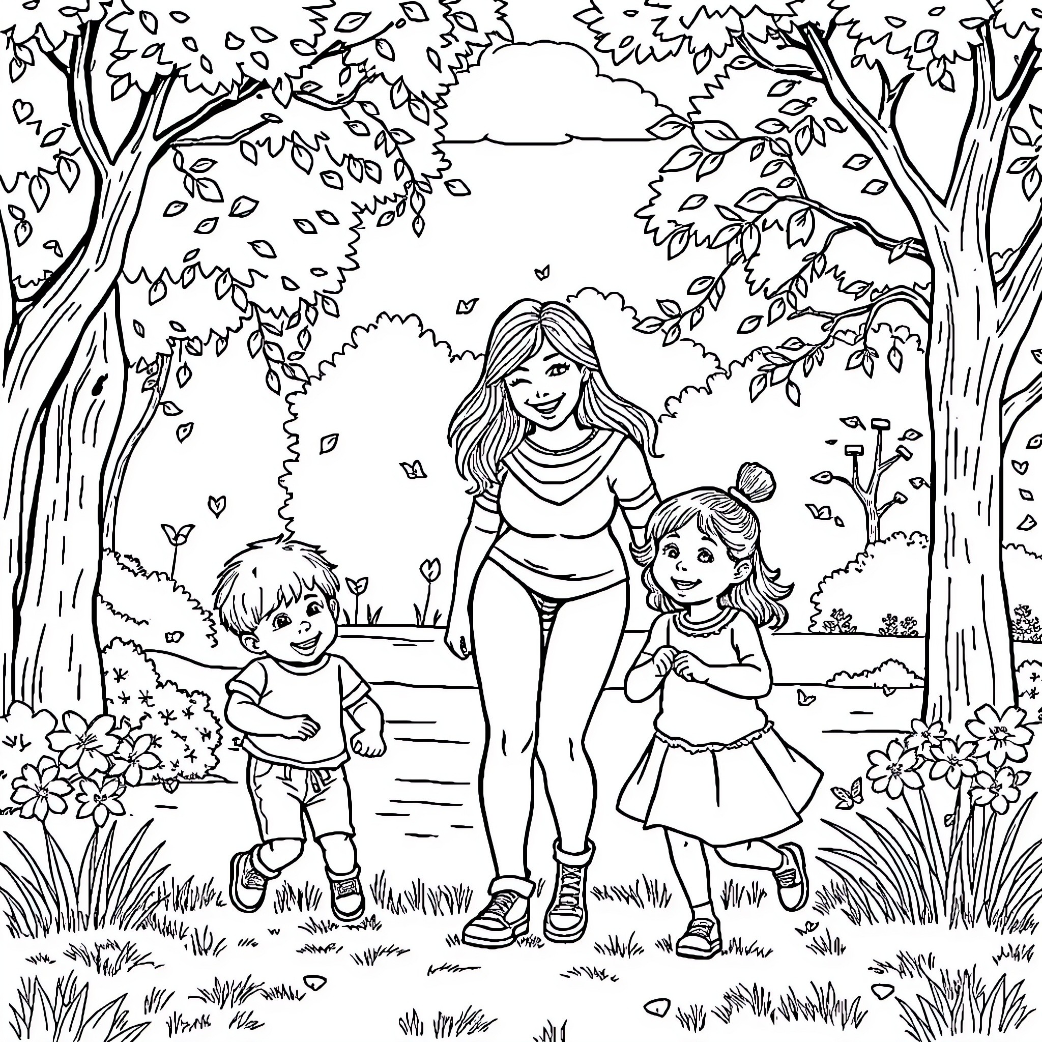 Best Mom Coloring Pages (Free Printable PDF)