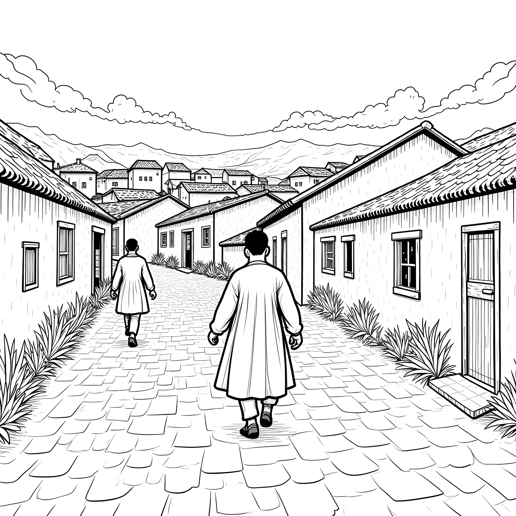 Best Village Coloring Pages (Free Printable PDF)