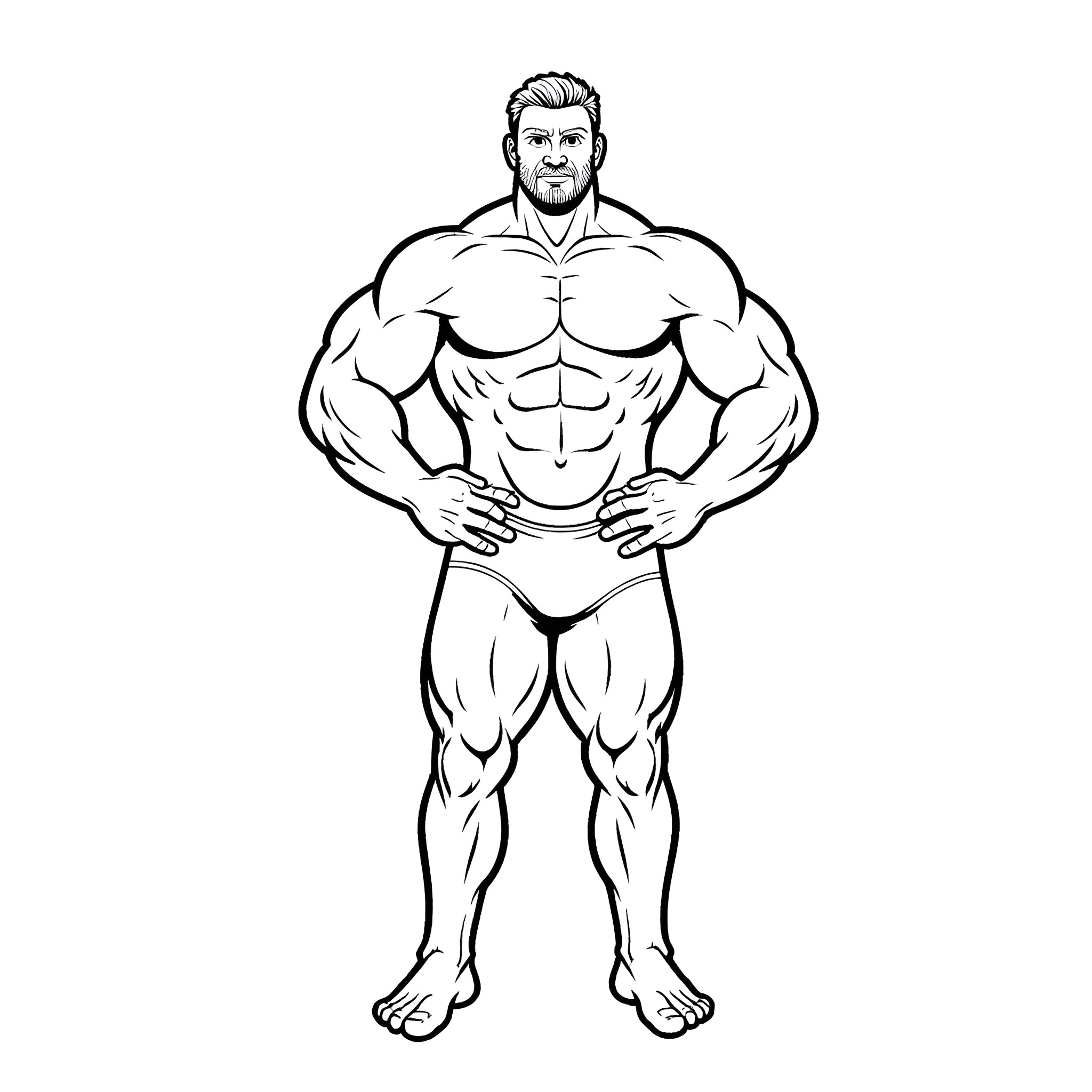 Best Dude Coloring Pages (Free Printable PDF)