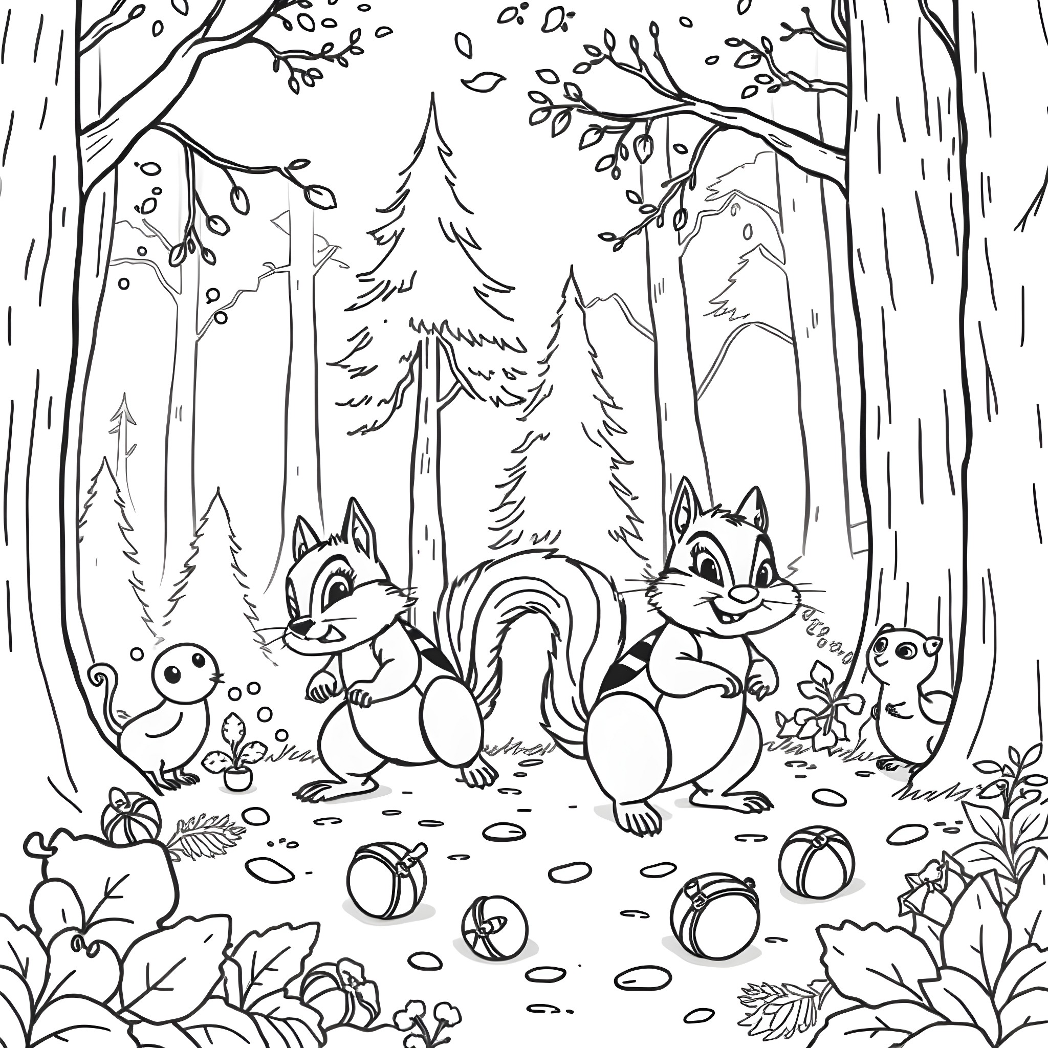 Best Chip Coloring Pages (Free Printable PDF)
