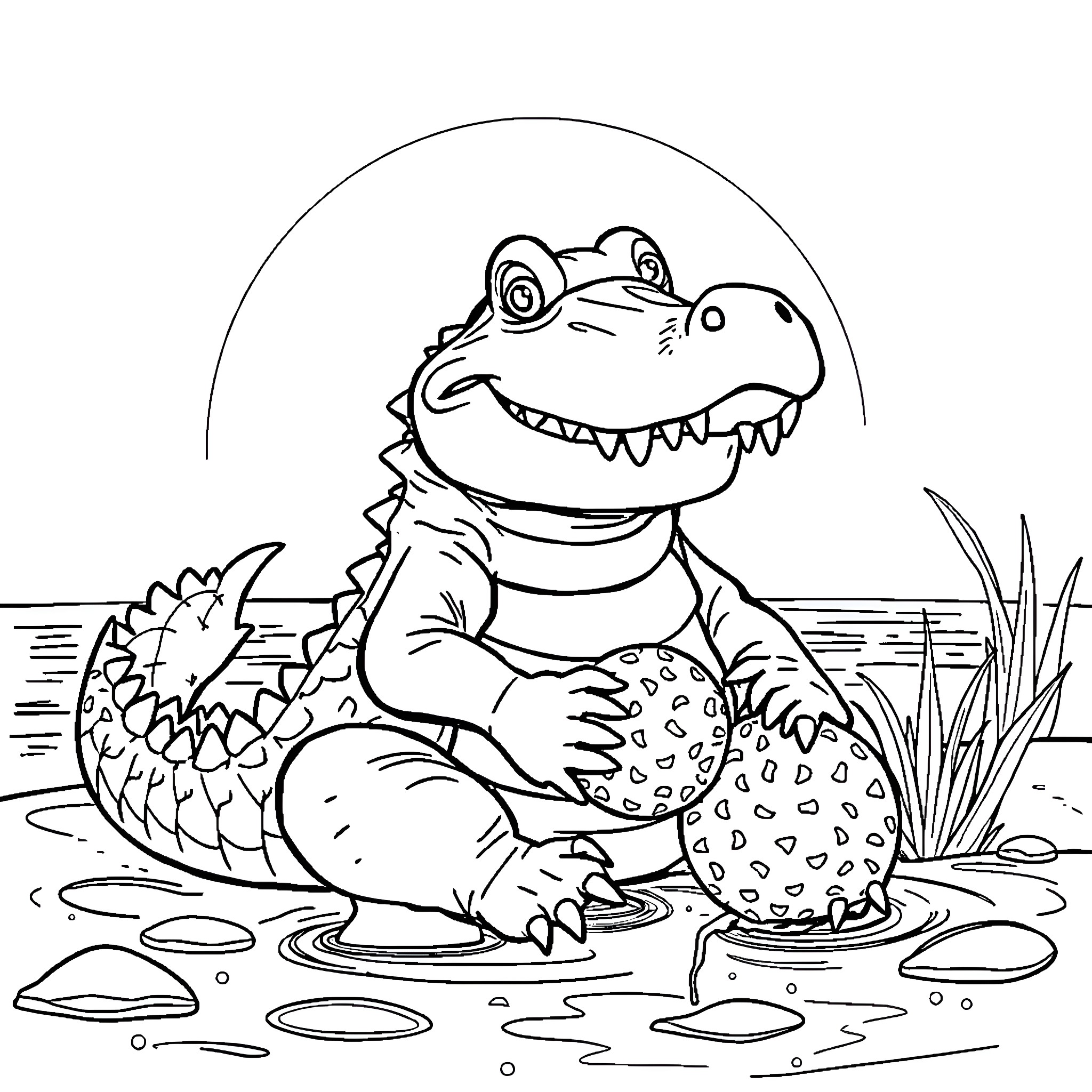 92 Best Crocodile Coloring Pages (Free Printable PDFs)