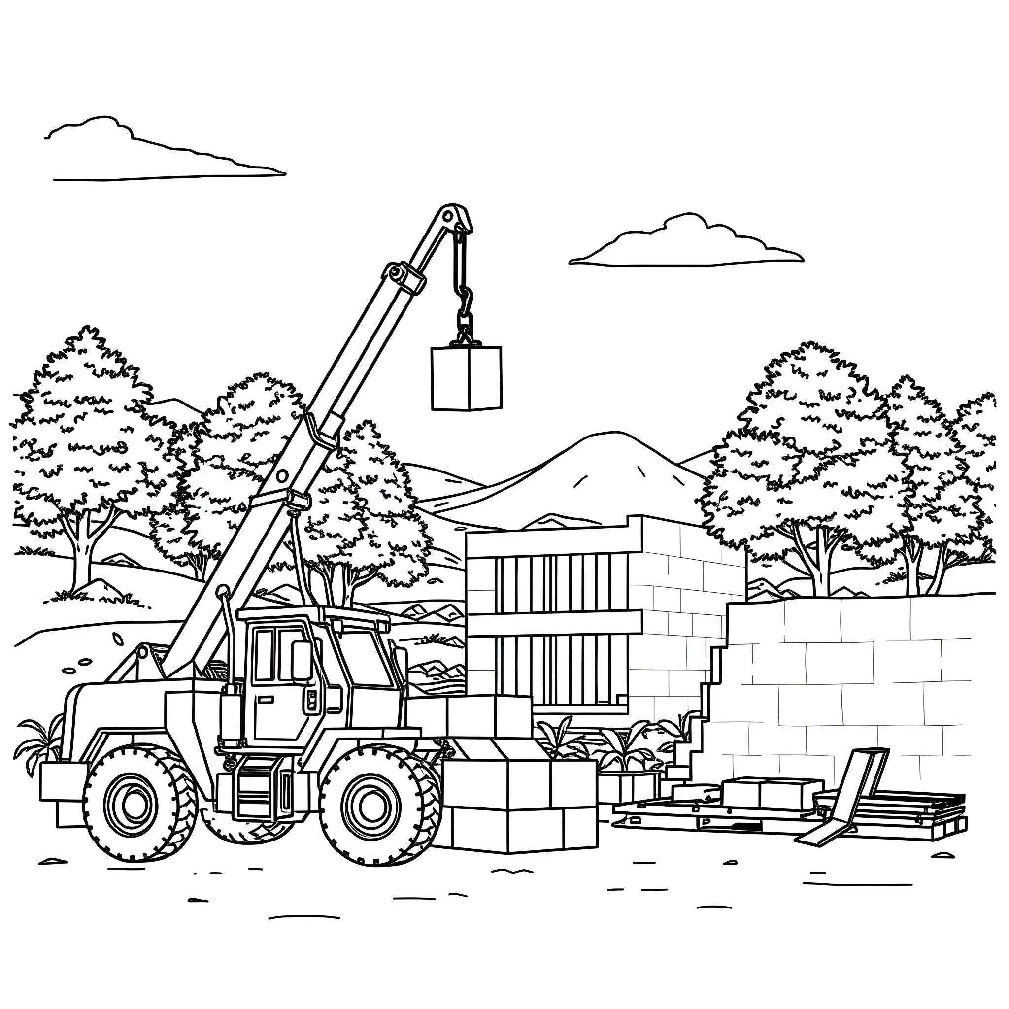 Best Construction Vehicle Coloring Pages (Free Printable PDF)