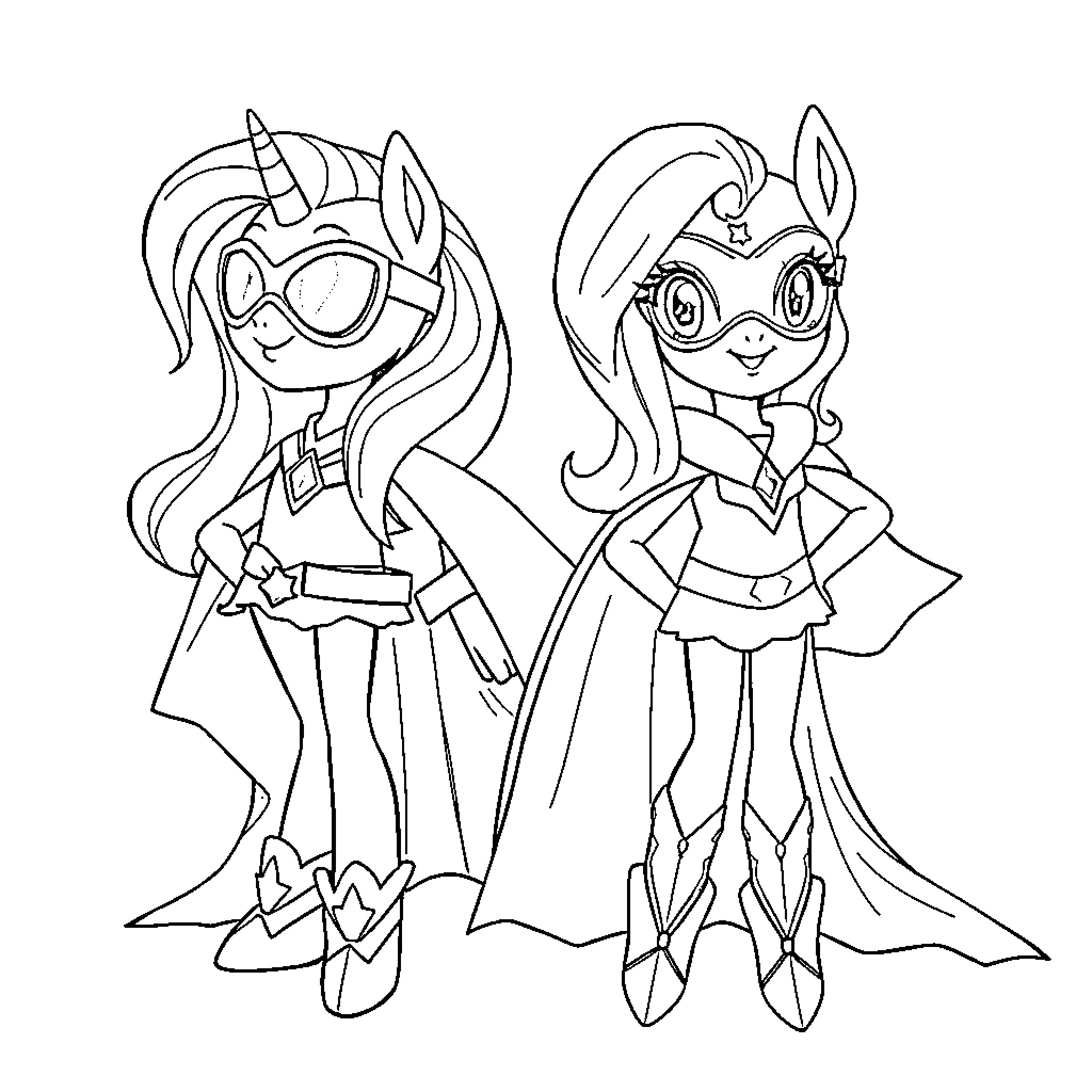 Best Equestria Girls Coloring Pages (Free Printable PDF)