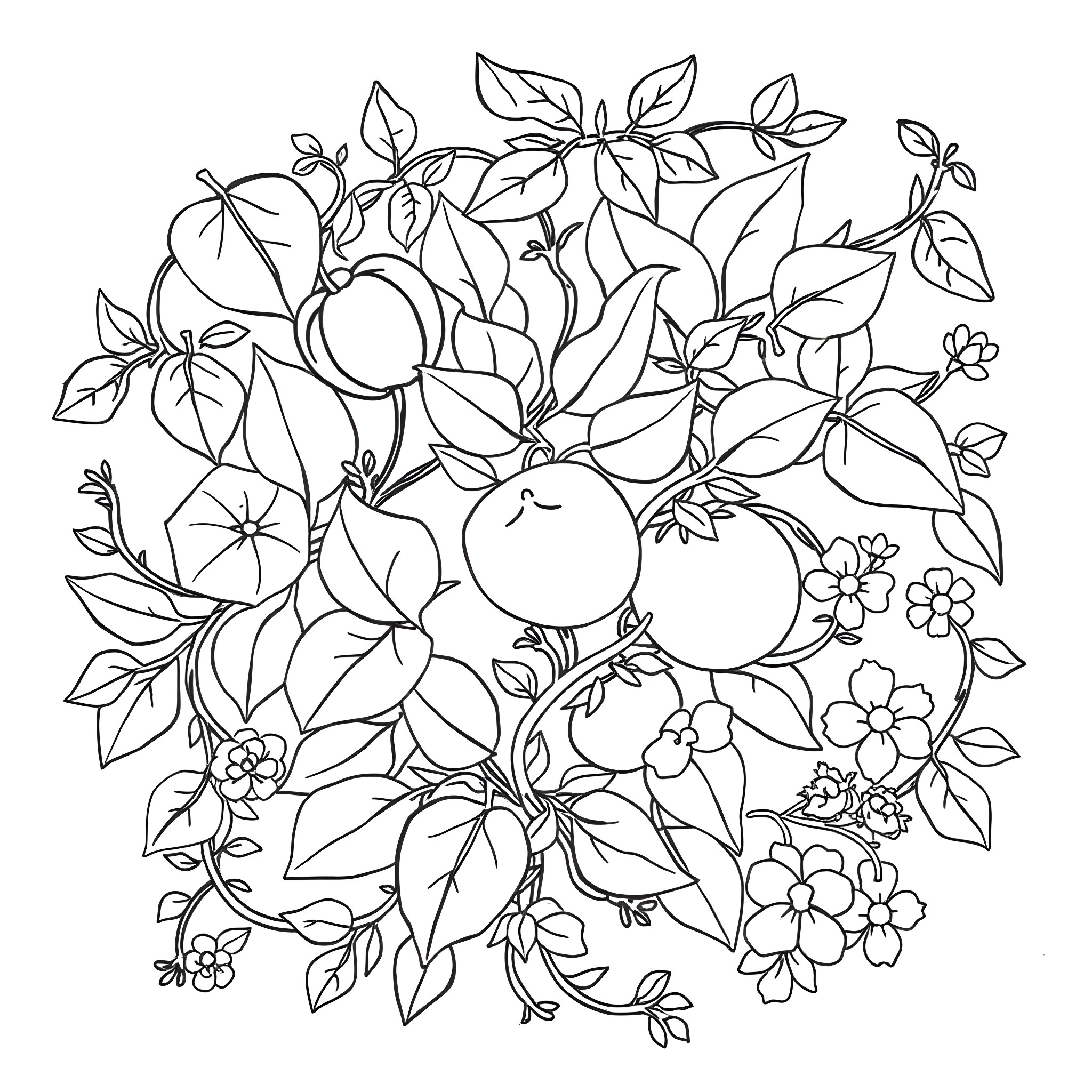 Best Fruit Coloring Pages (Free Printable PDF)