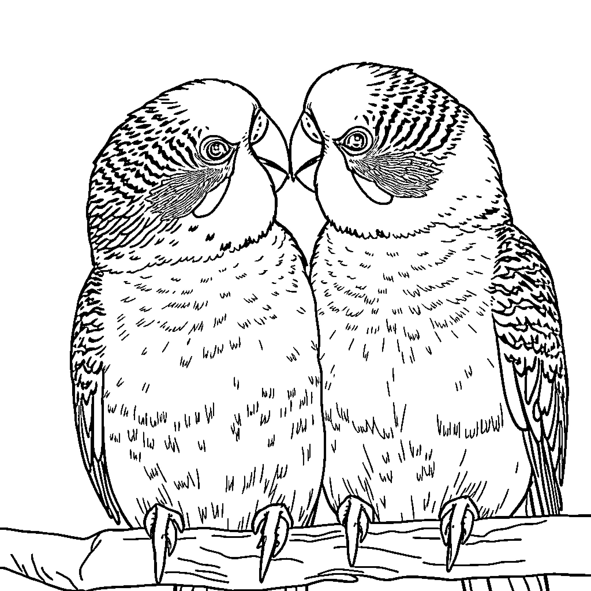Best Budgie Coloring Pages (Free Printable PDF)