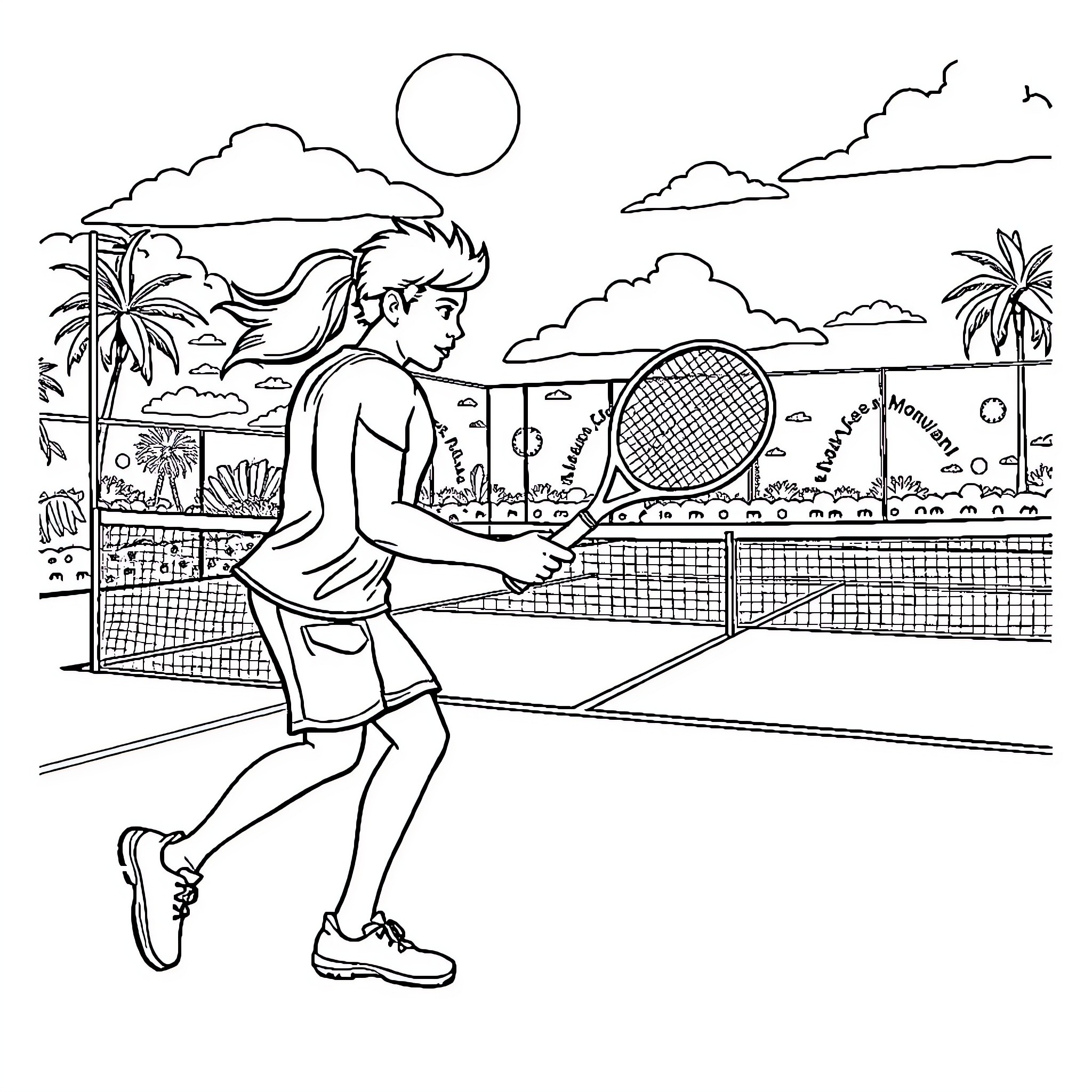 3 Best Padel Coloring Pages (Free Printable PDFs)
