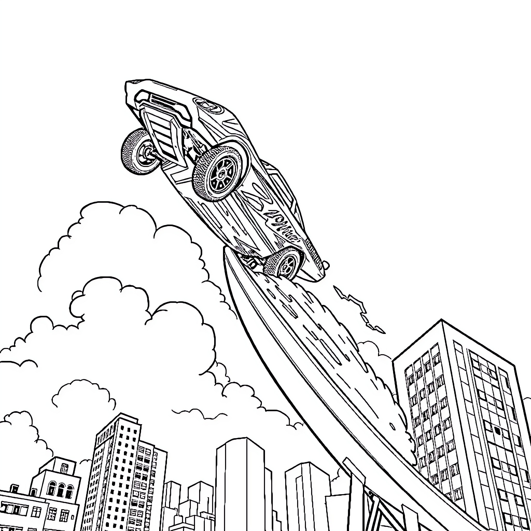 Best Hot Wheels Car Coloring Pages (Free Printable PDF)