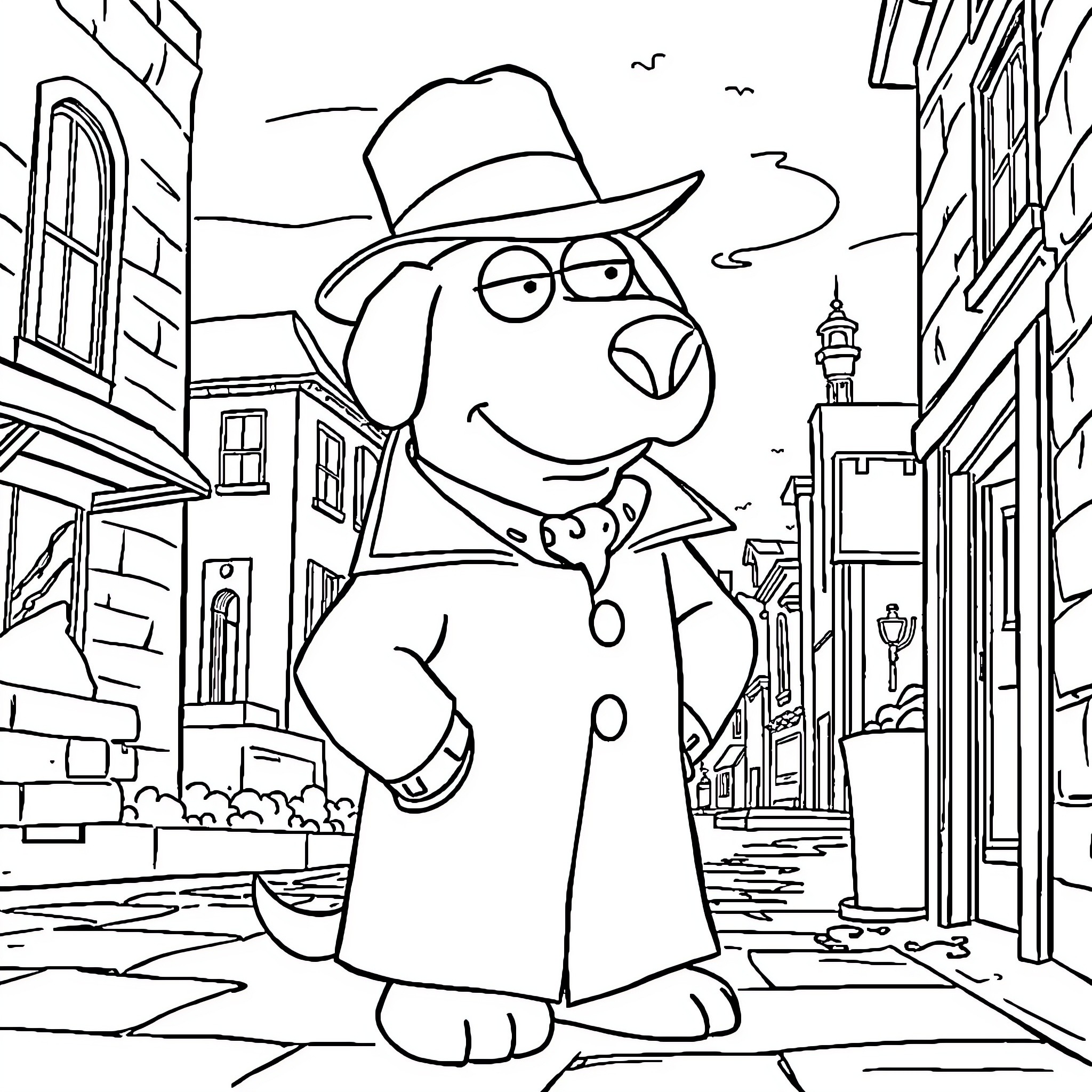 Best Brian Coloring Pages (Free Printable PDF)