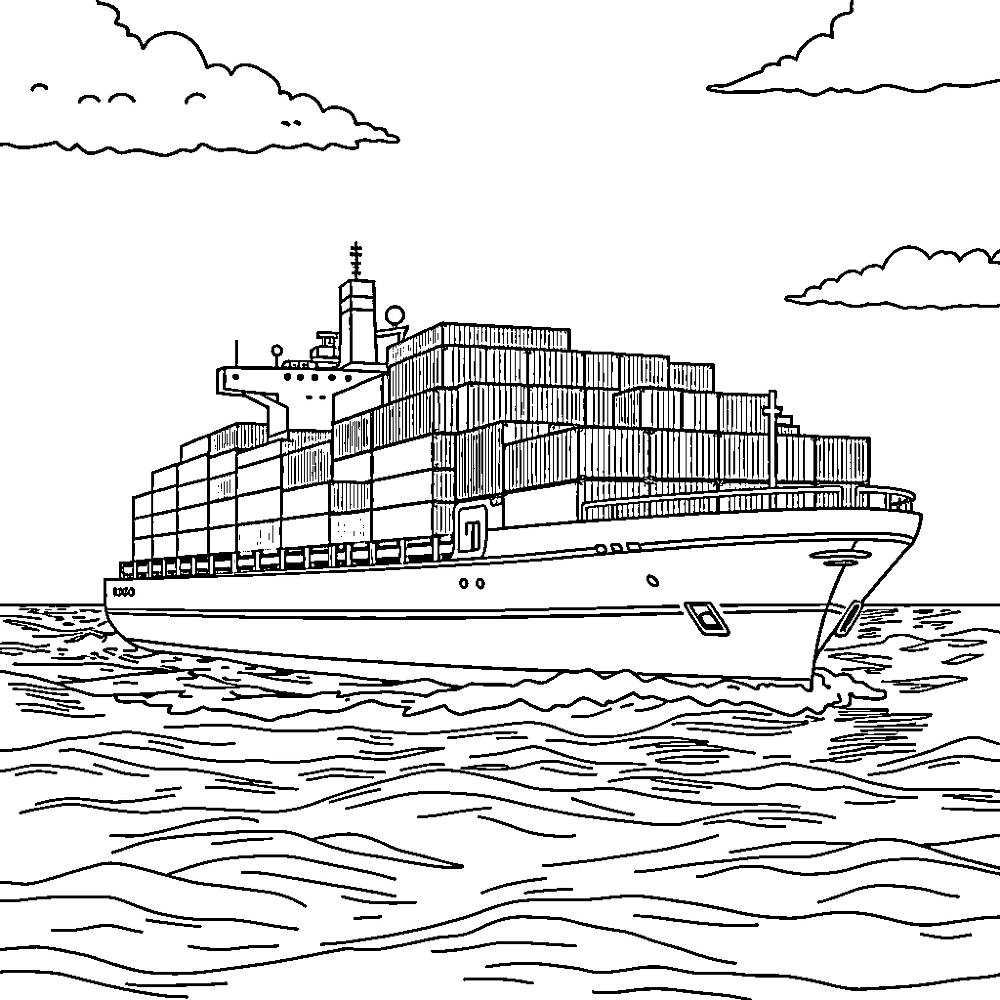 Best Ship Coloring Pages (Free Printable PDF)
