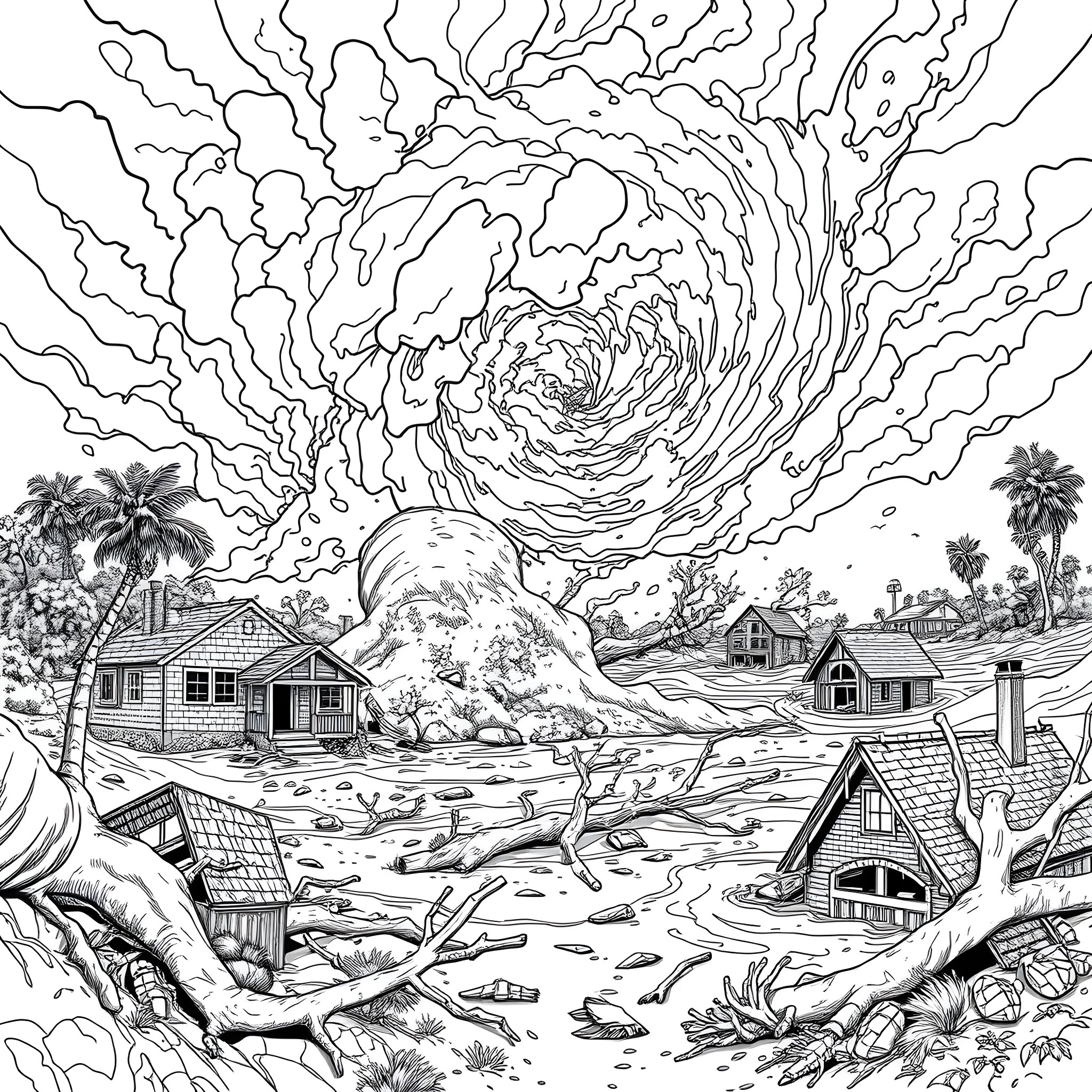 Best Hurricane Coloring Pages (Free Printable PDF)