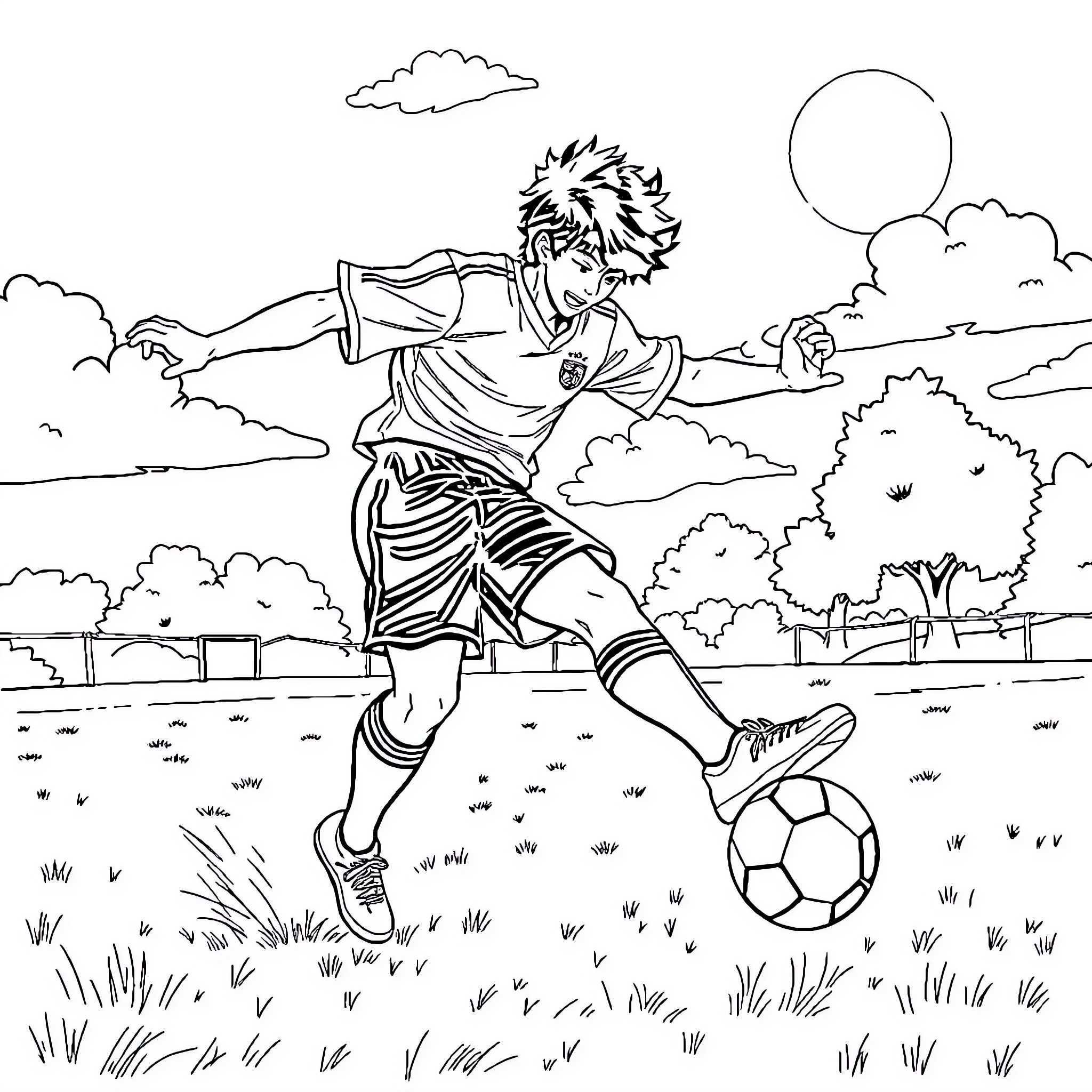 Best Captain Tsubasa Coloring Pages (Free Printable PDF)
