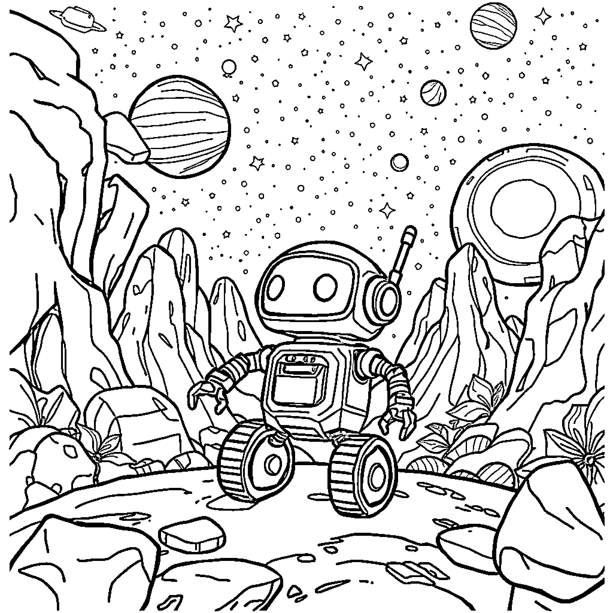 Best Astrobot Coloring Pages (Free Printable PDF)