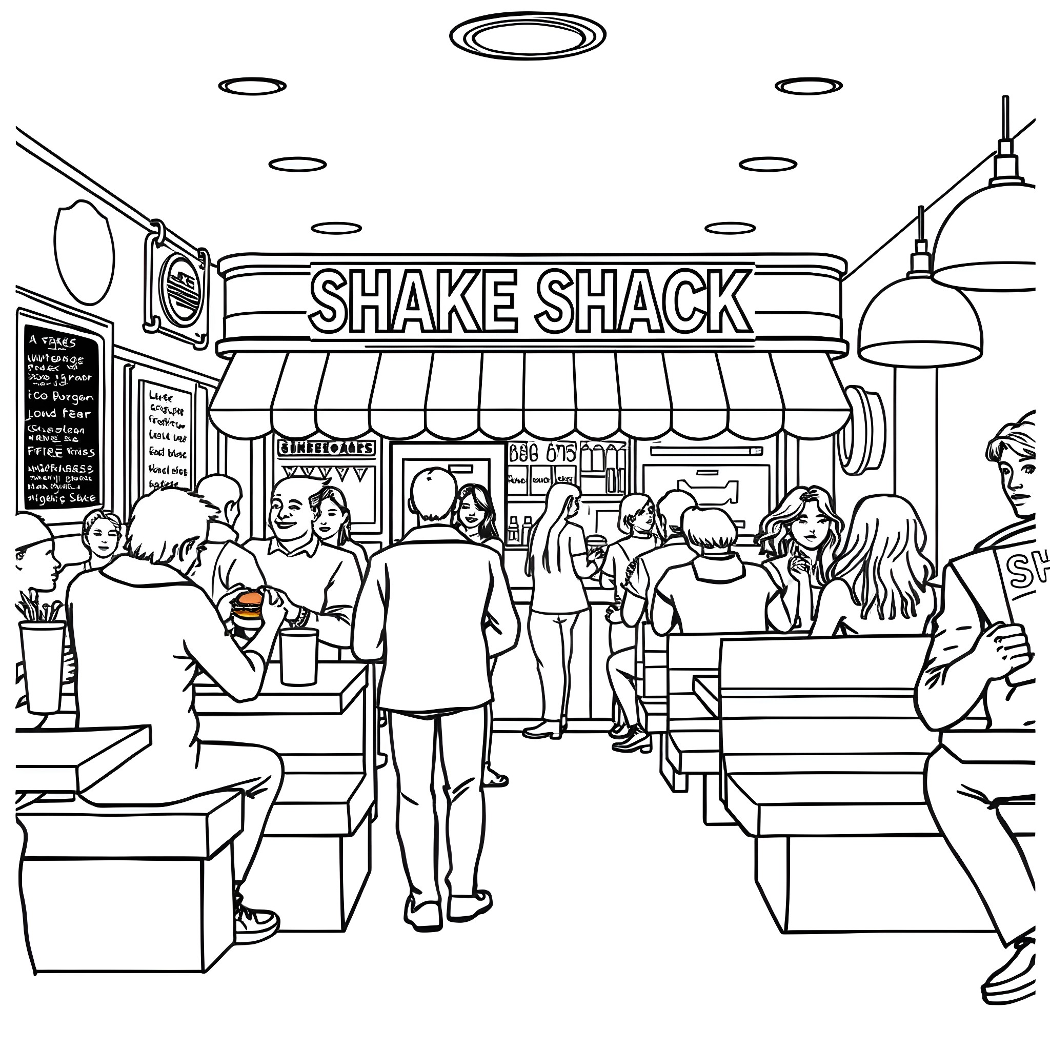 1 Best Shake Shack Coloring Pages (Free Printable PDFs)