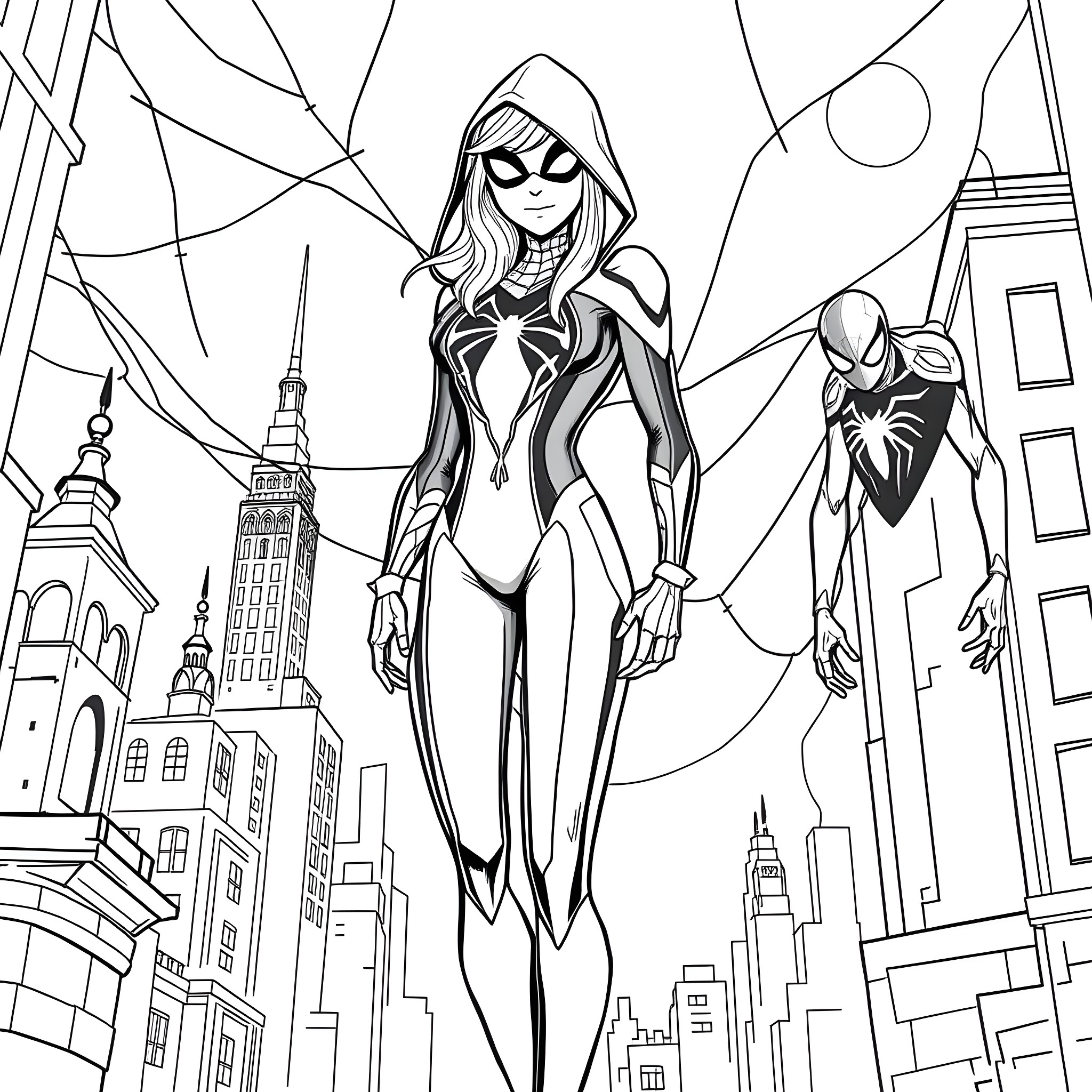 Best Spider Girl Coloring Pages (Free Printable PDF)