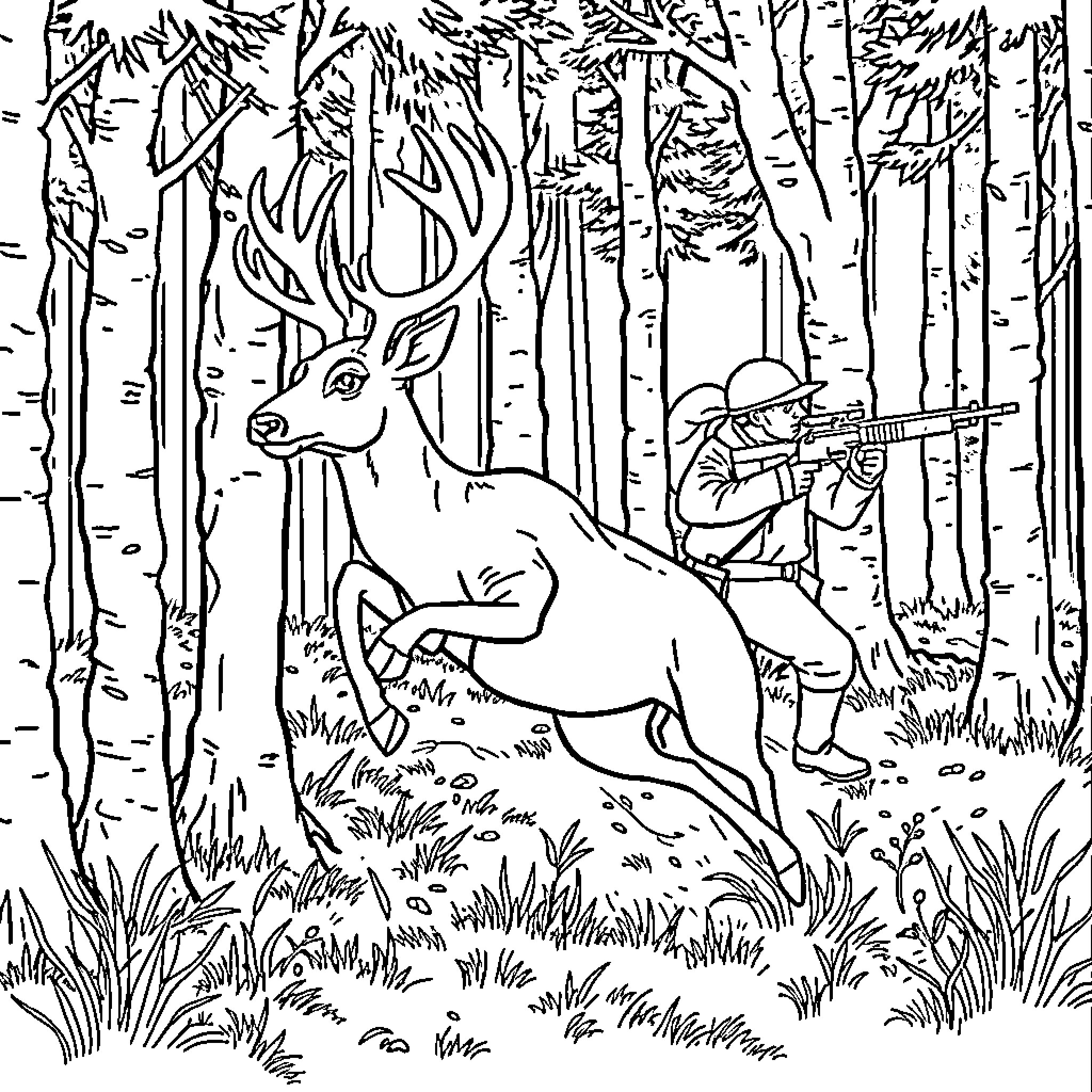 Best Deer Coloring Pages (Free Printable PDF)