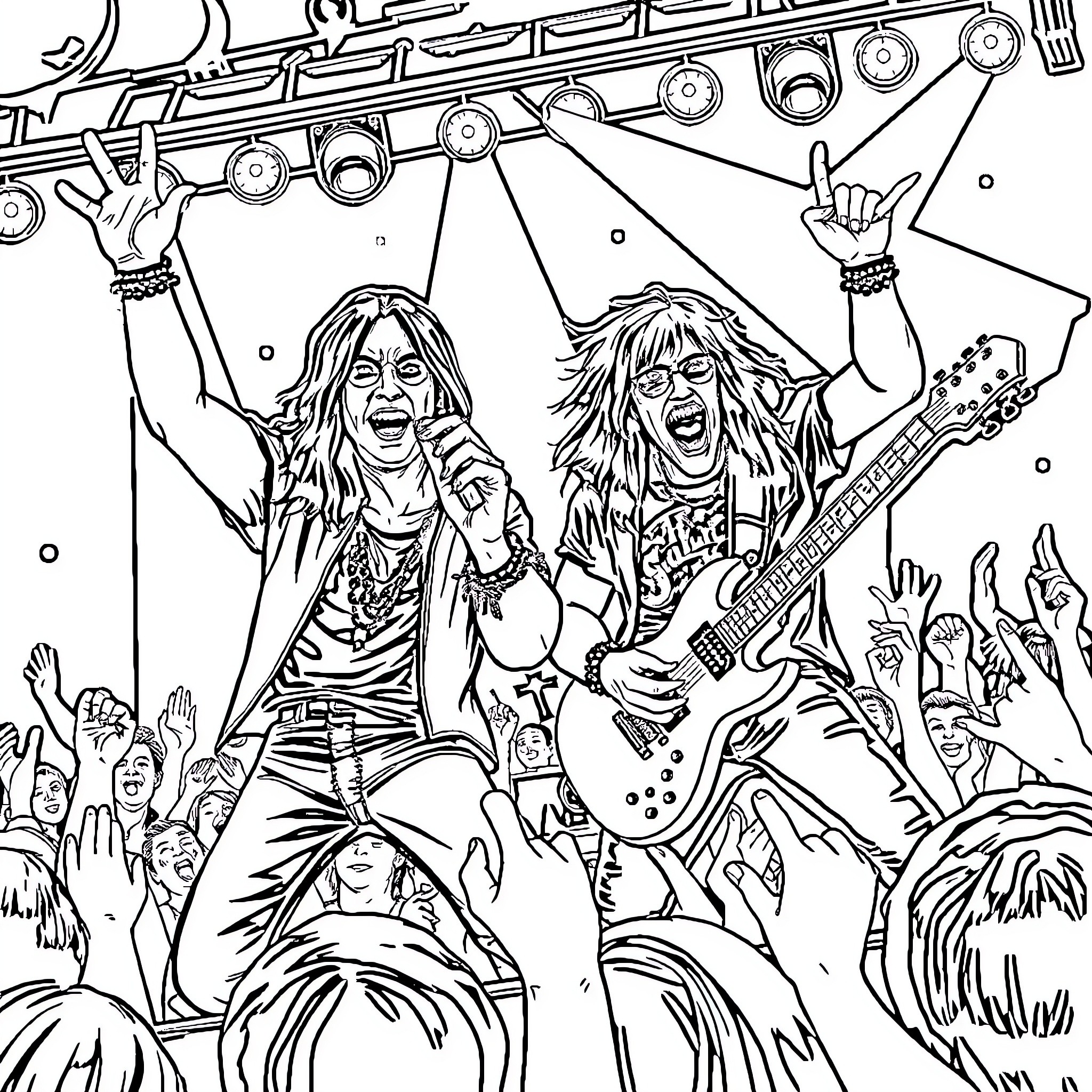 Best Ozzy Osbourne Coloring Pages (Free Printable PDF)