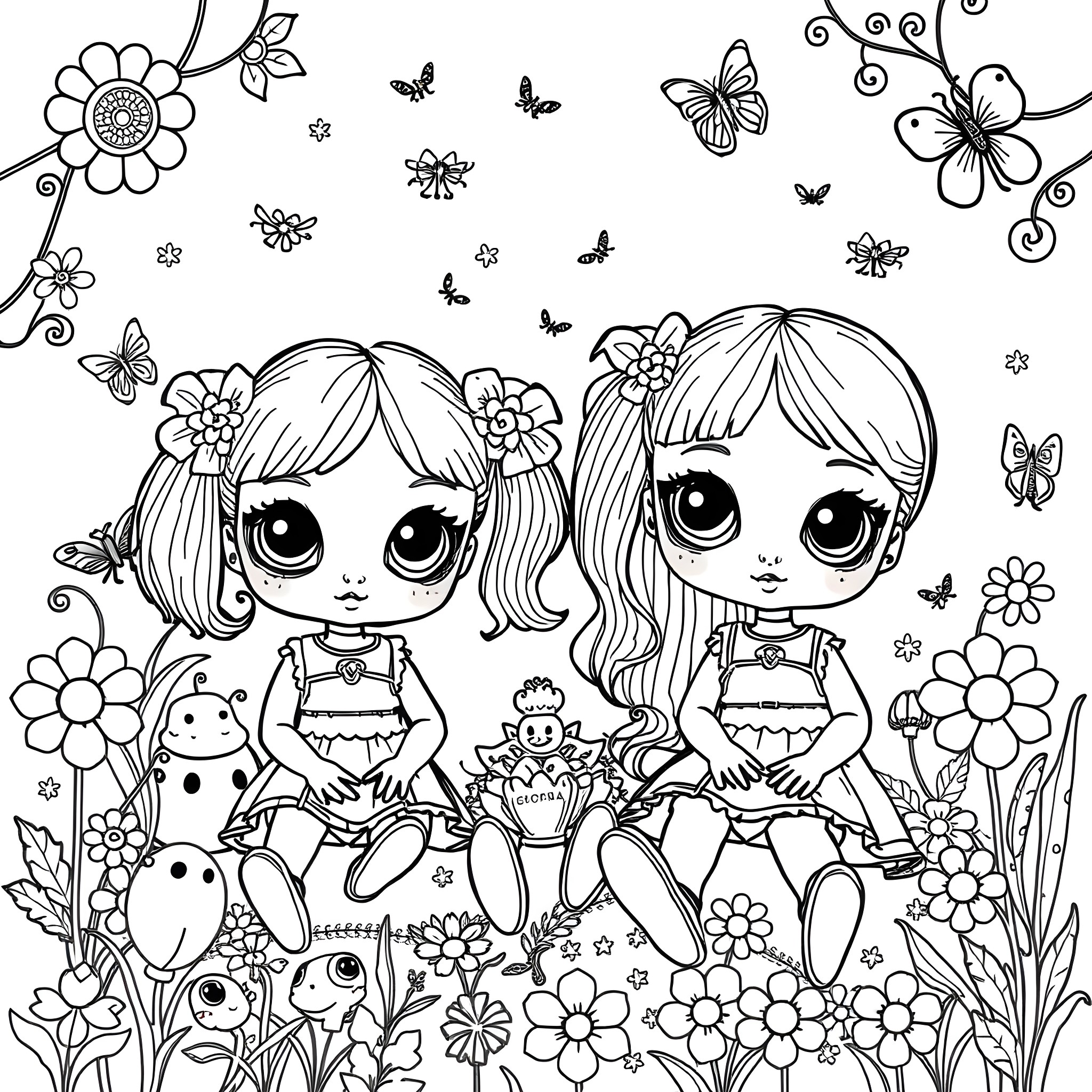 Best Doll Coloring Pages (Free Printable PDF)