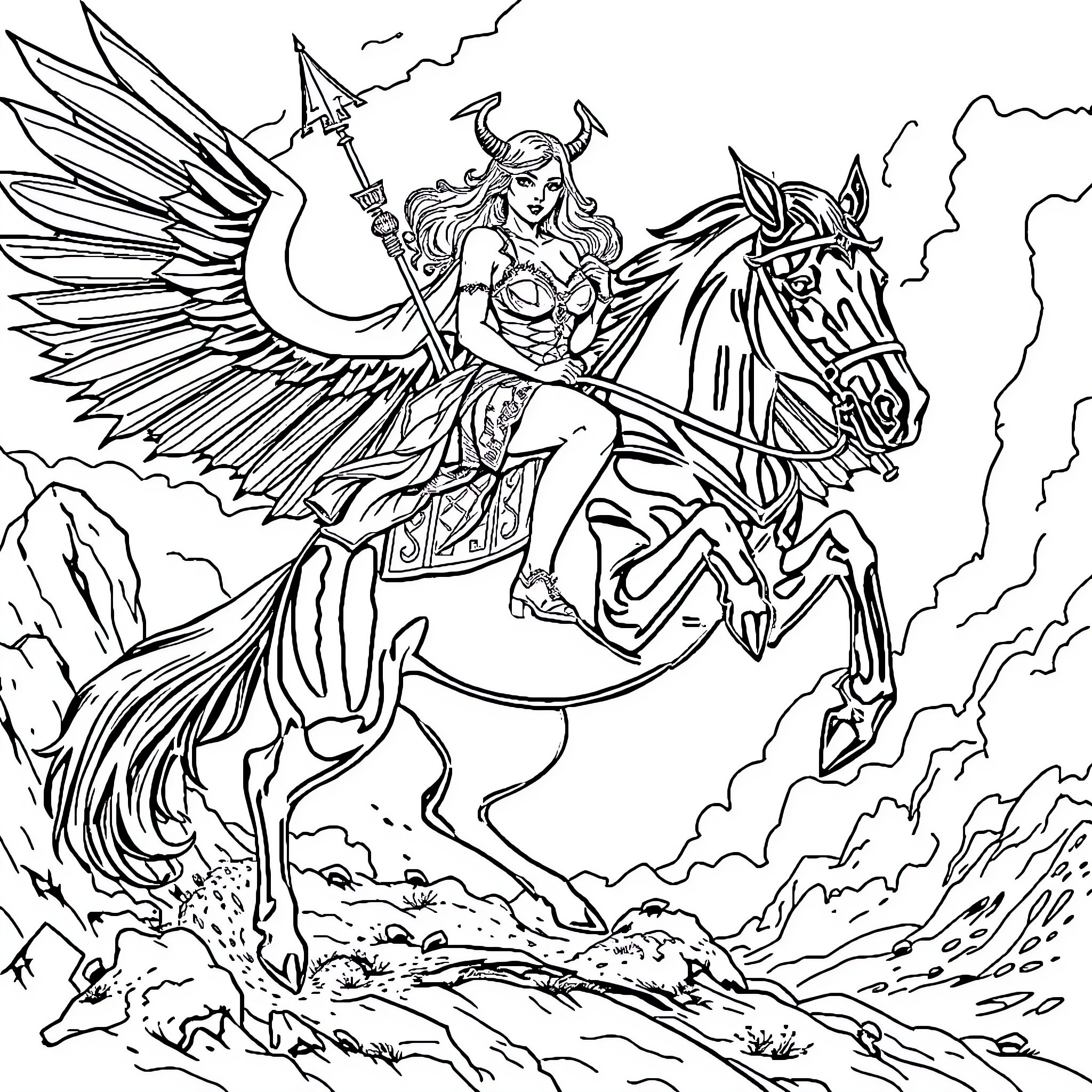 Best Valkyrie Coloring Pages (Free Printable PDF)