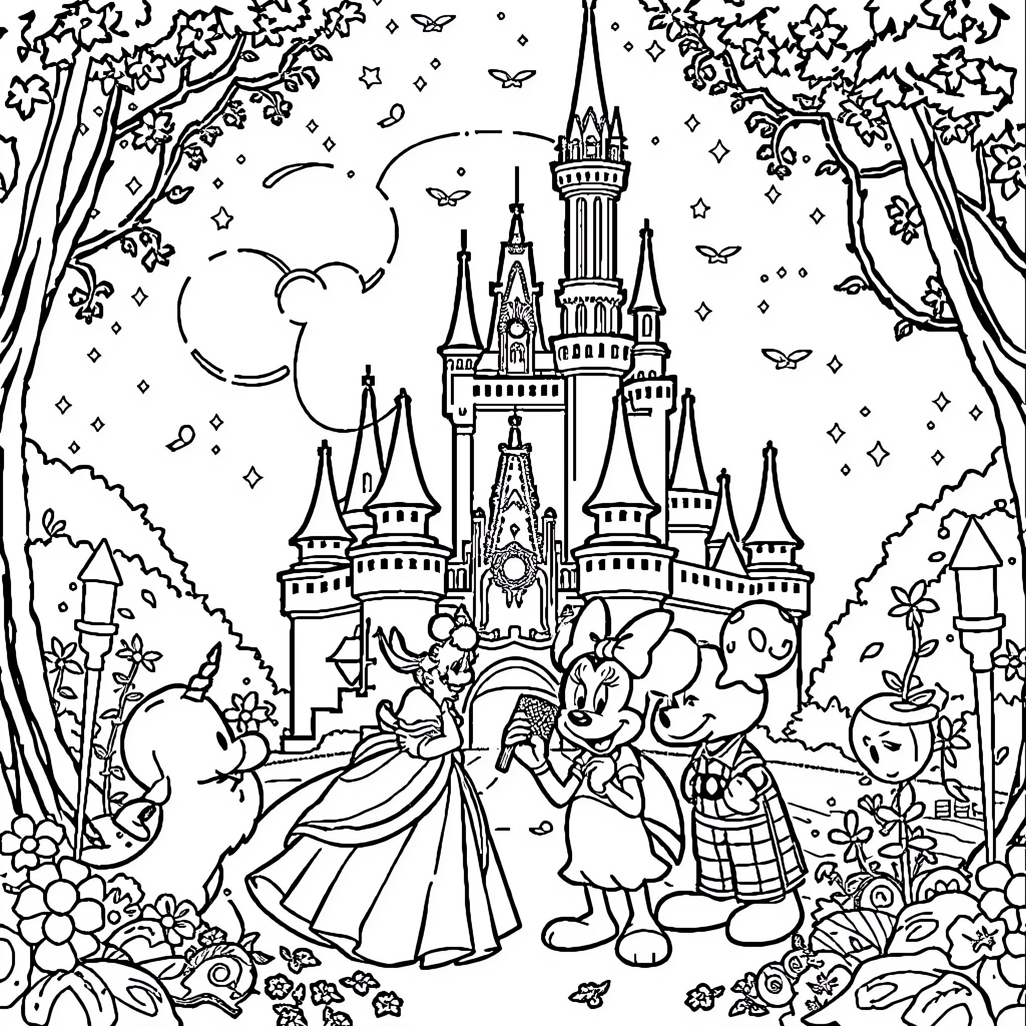 33 Best Disney Coloring Pages (Free Printable PDFs)
