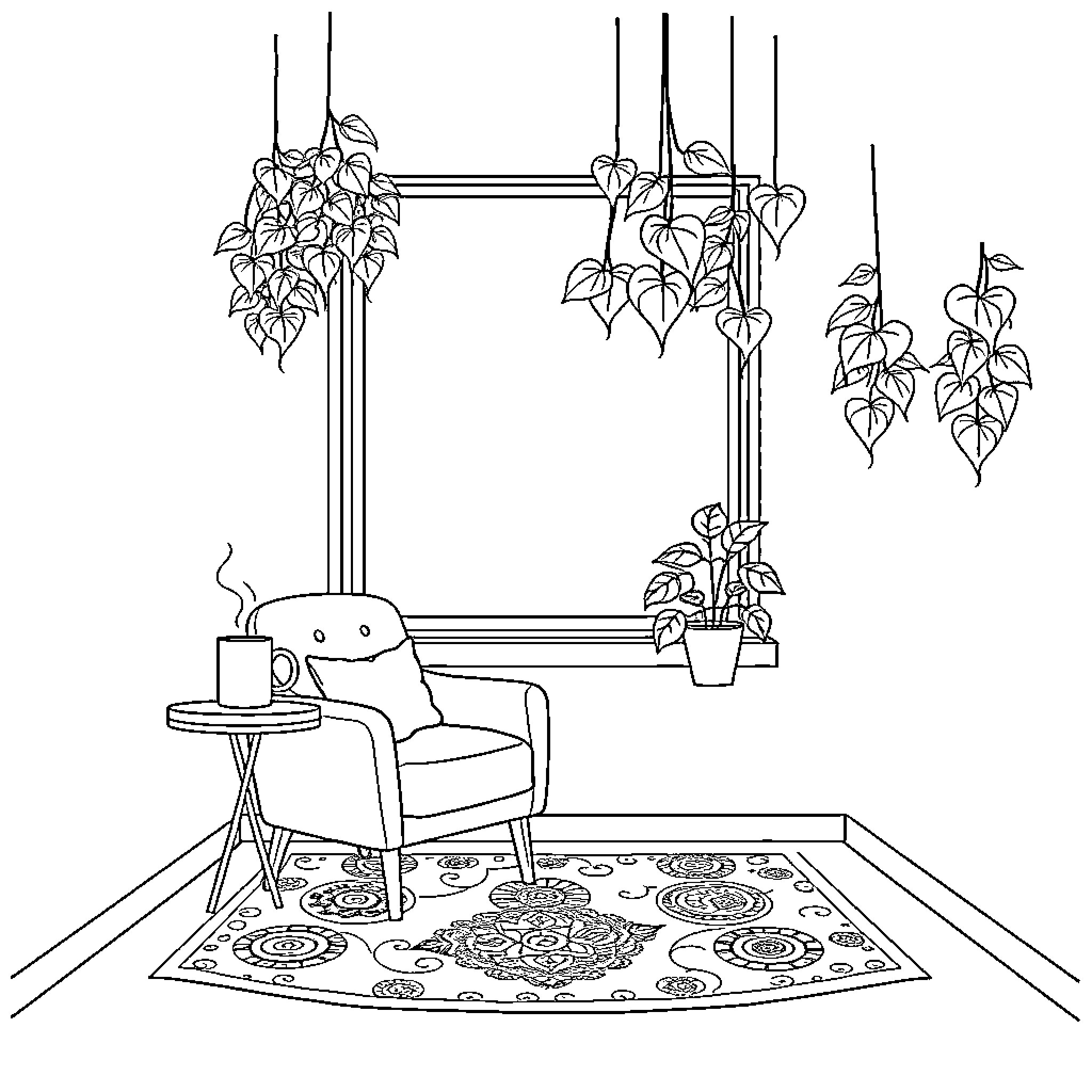 Best Window Nook Coloring Pages (Free Printable PDF)
