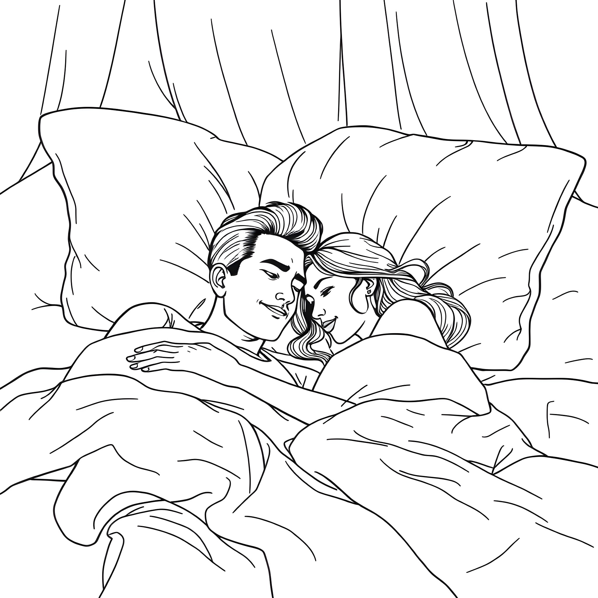 Best Man and Woman Coloring Pages (Free Printable PDF)