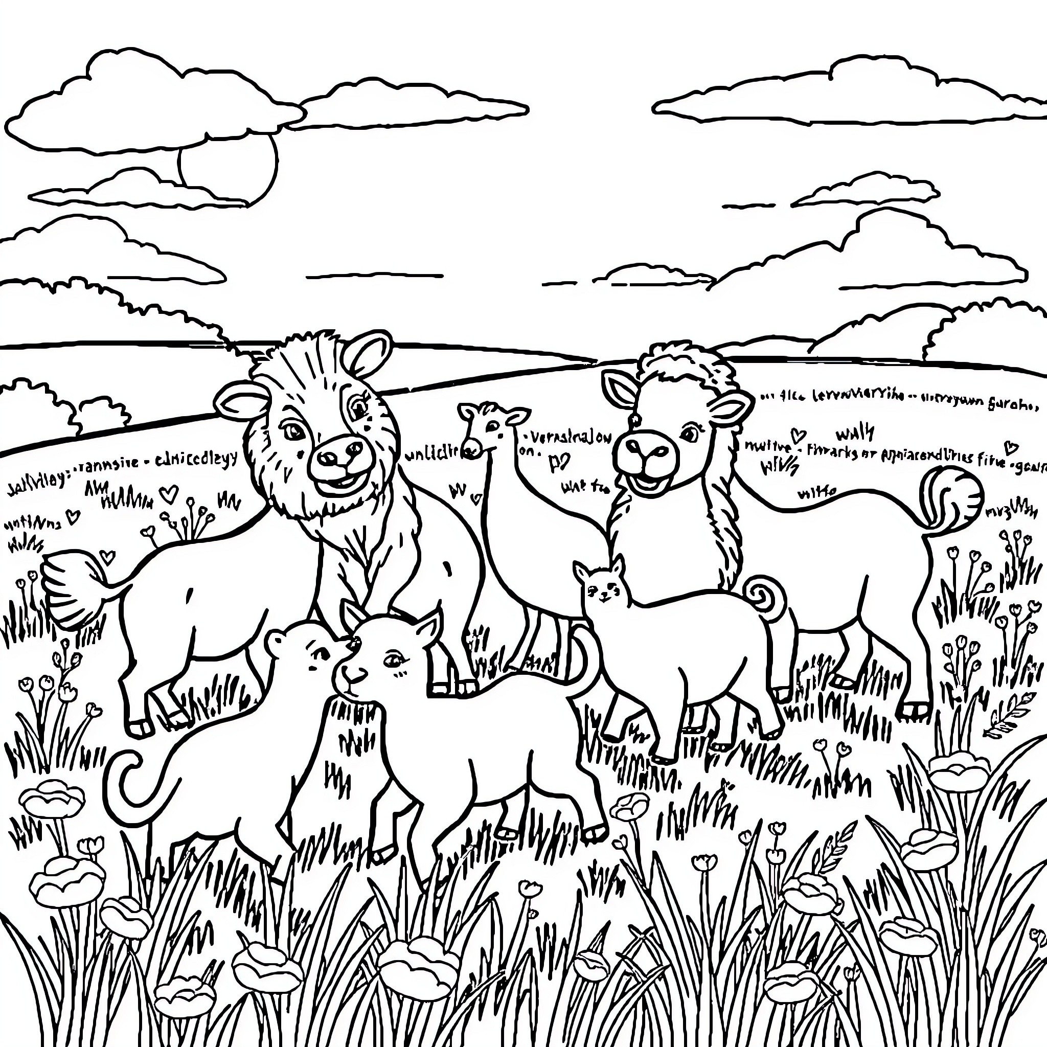 Best Animal Coloring Pages (Free Printable PDF)