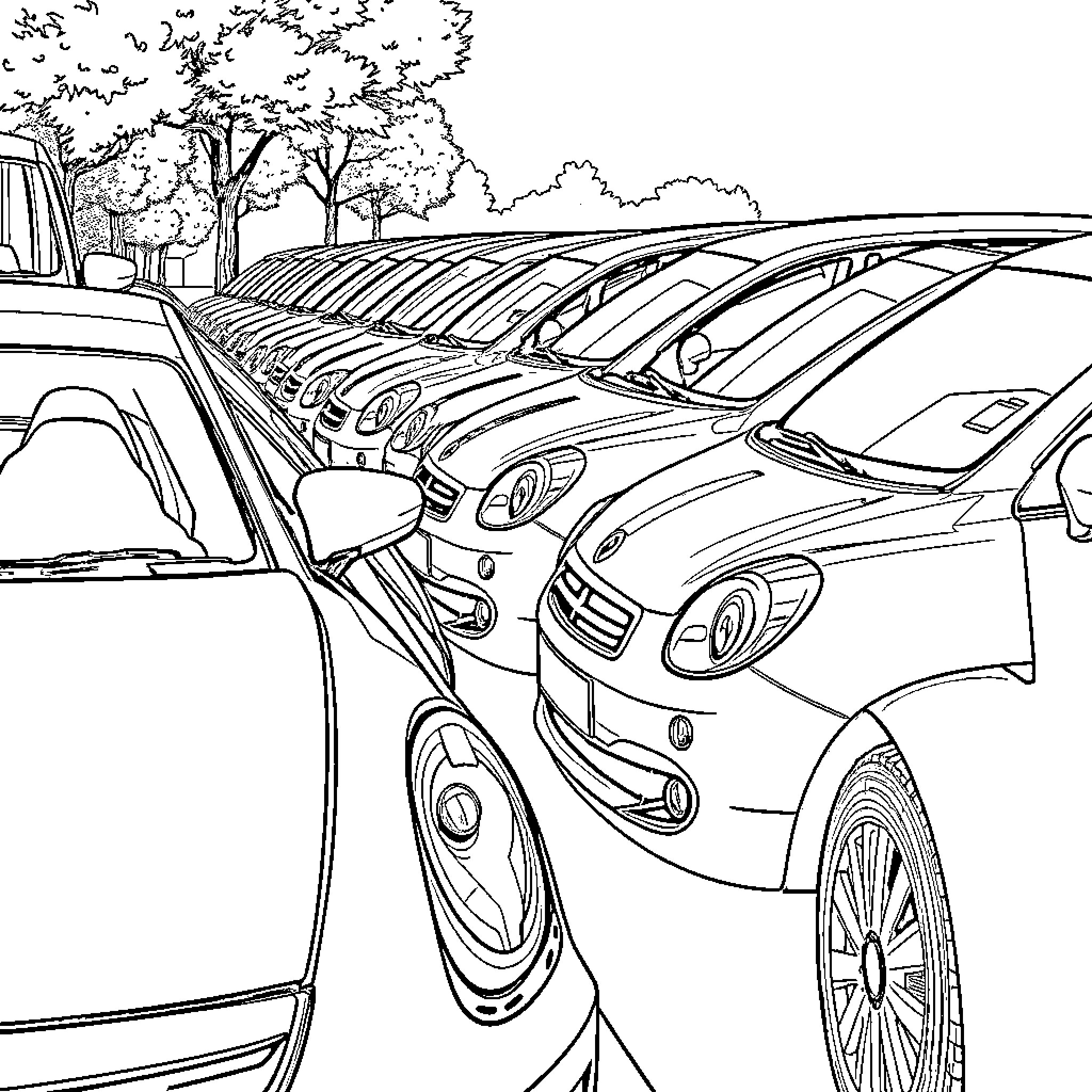 Best Friendship Car Coloring Pages (Free Printable PDF)