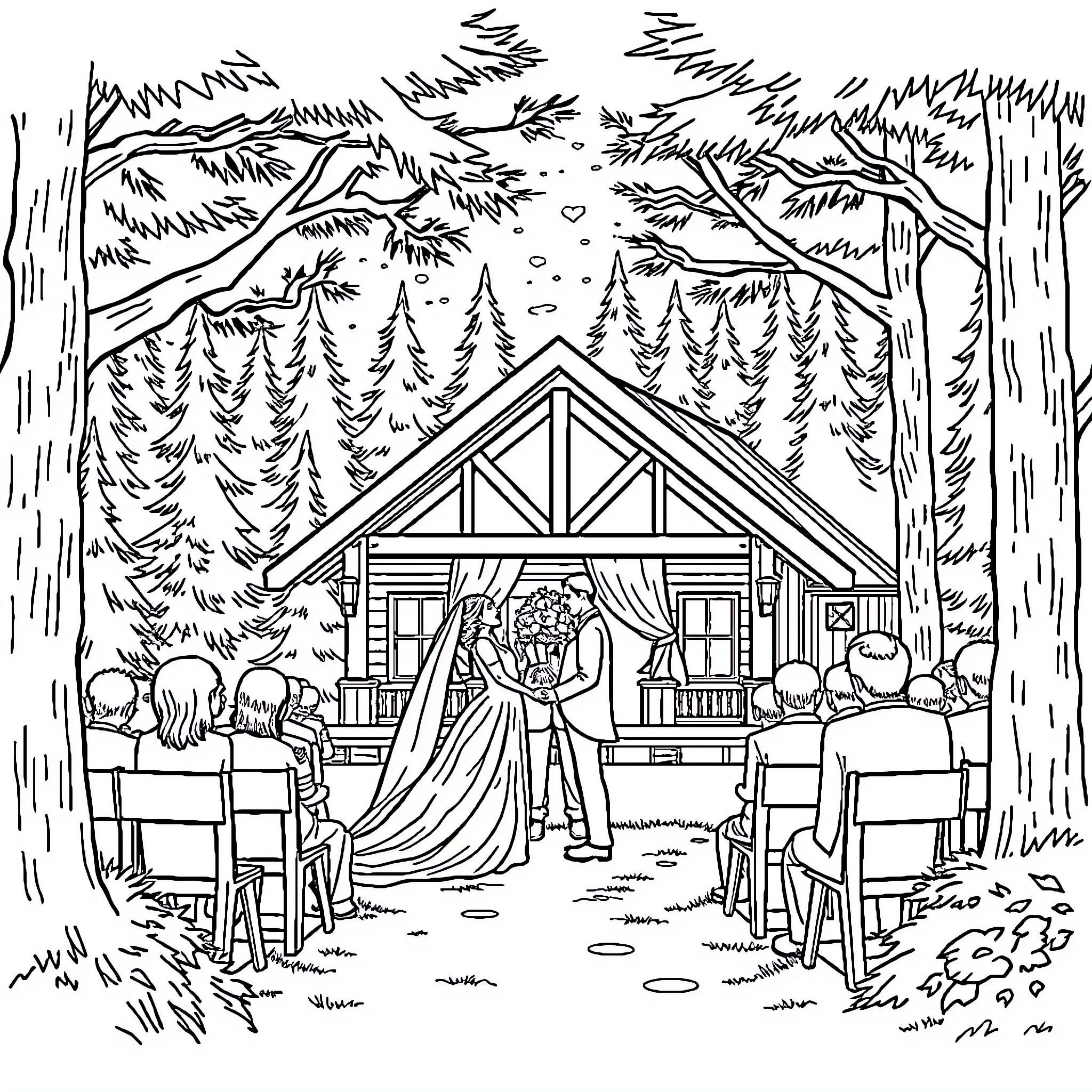 Best Wedding Coloring Pages (Free Printable PDF)