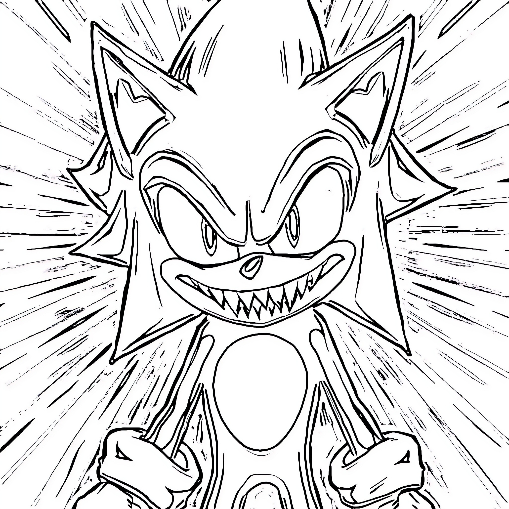 Best Sonic.exe Coloring Pages (Free Printable PDF)