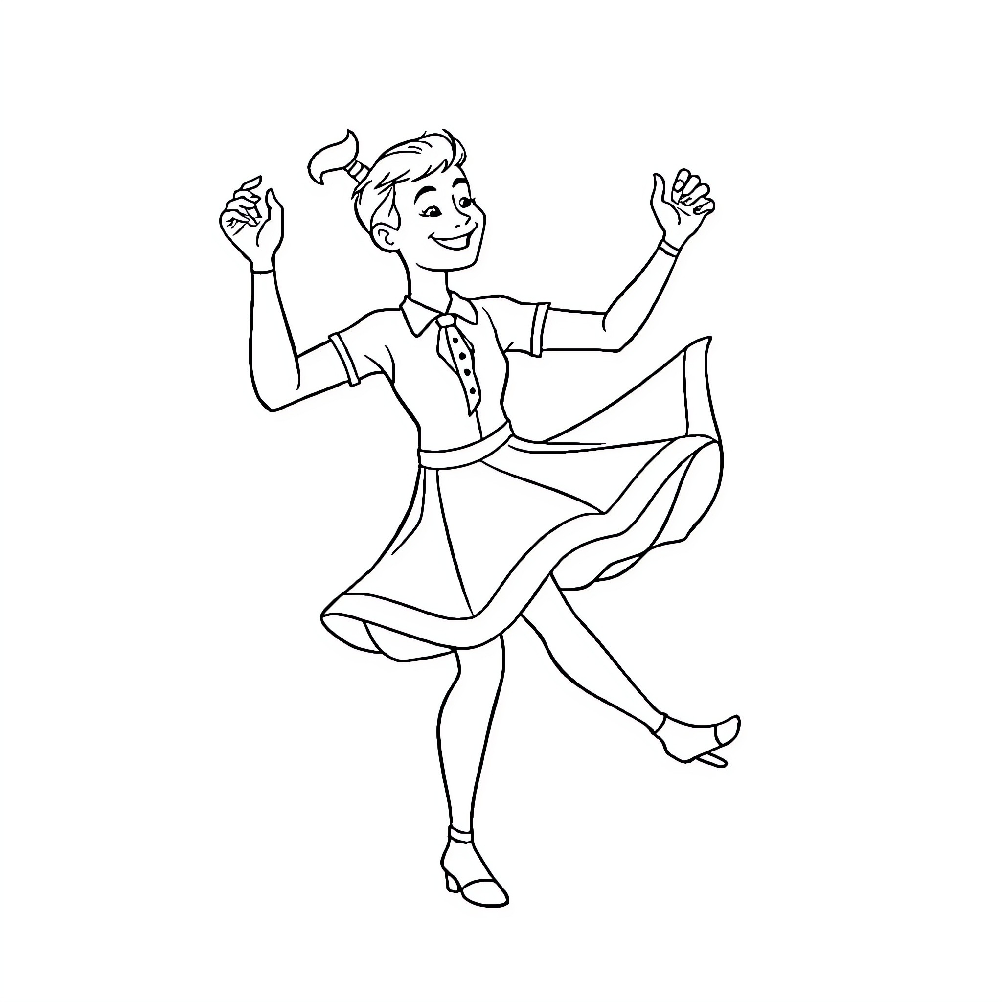 Best Dancer Coloring Pages (Free Printable PDF)
