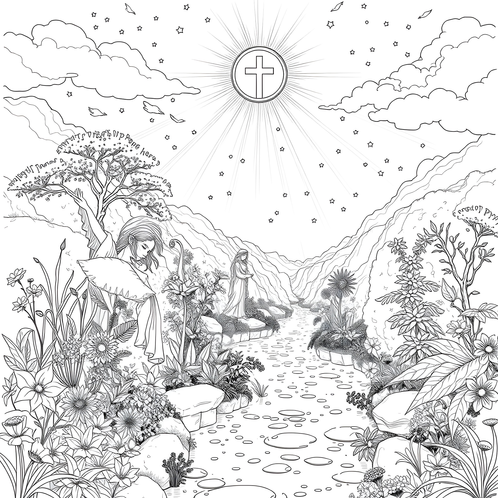 6 Best Stone Coloring Pages (Free Printable PDFs)