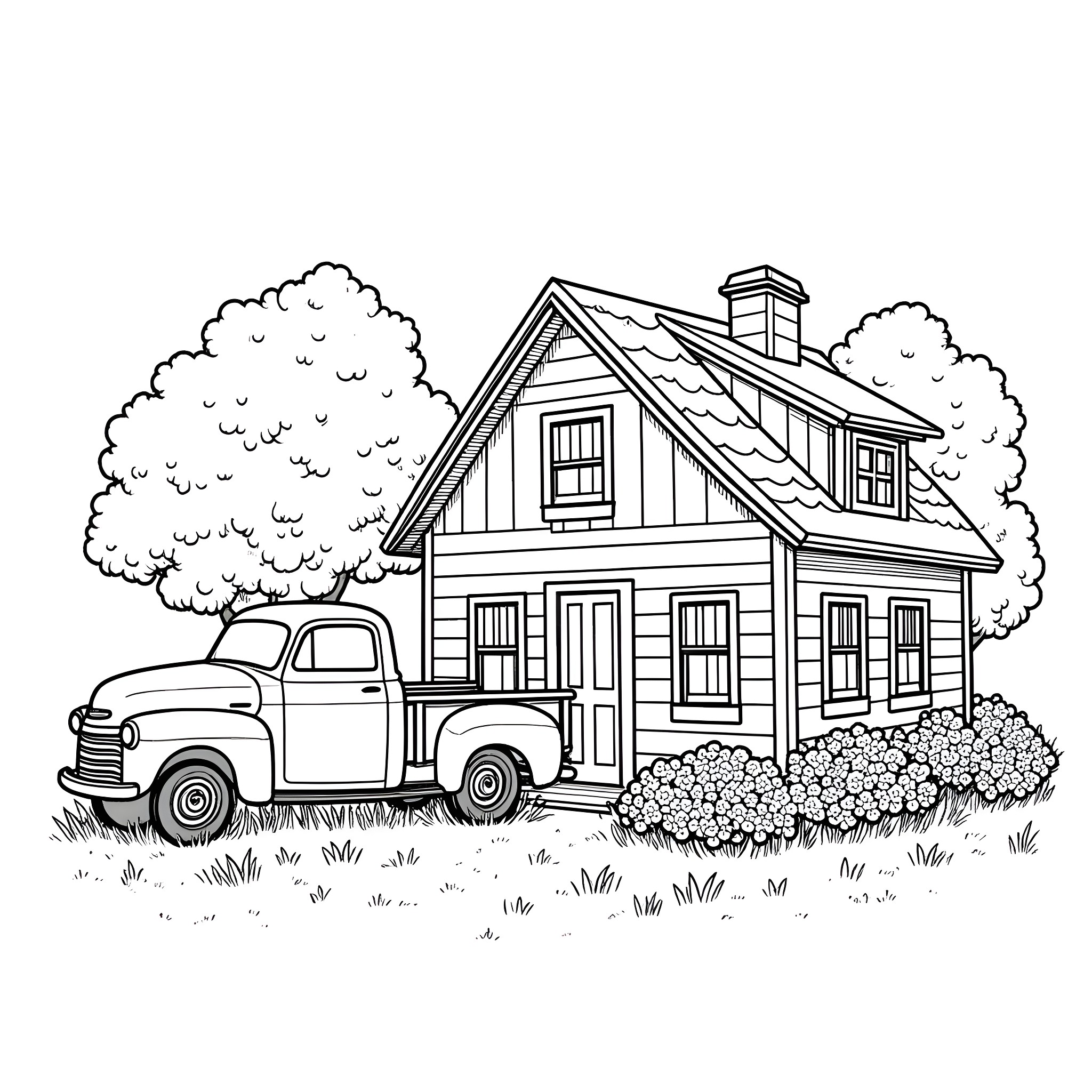 Best Farmhouse Coloring Pages (Free Printable PDF)