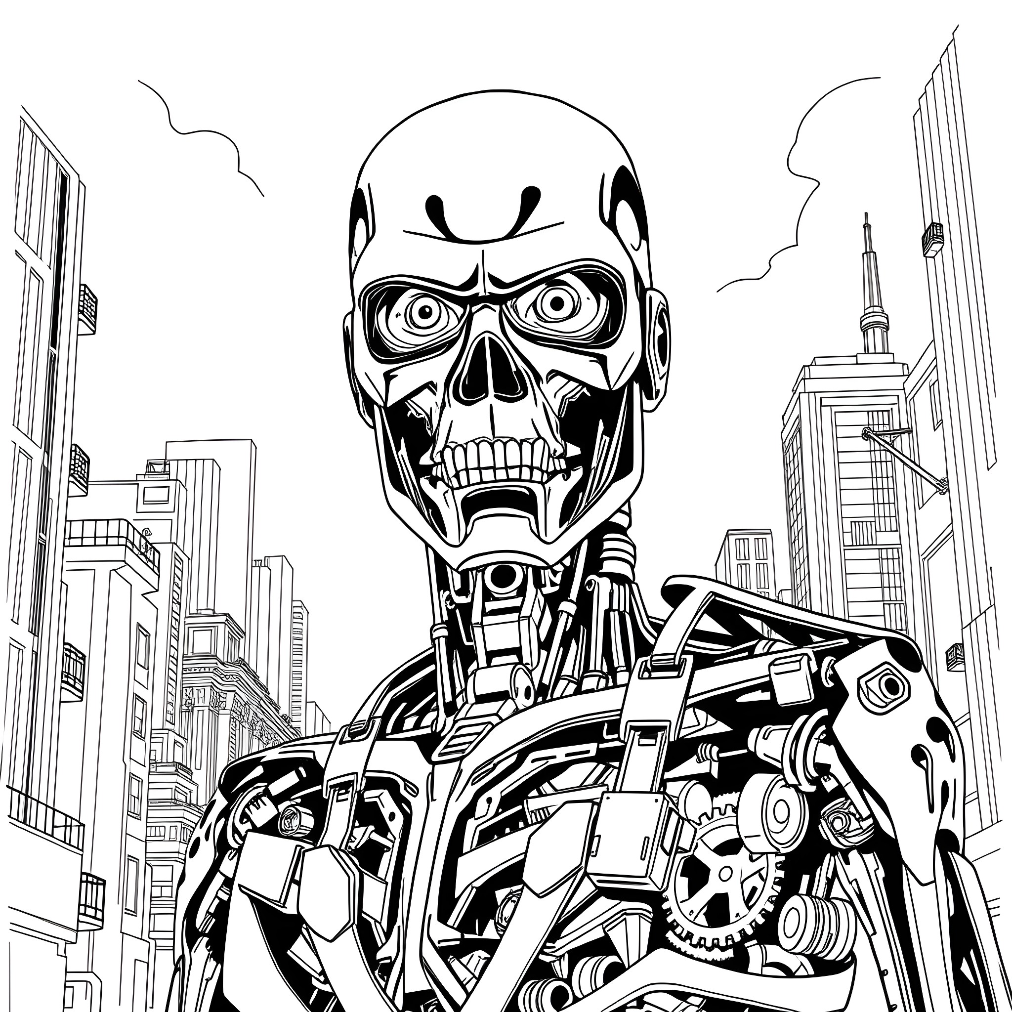 44 Best Terminator Coloring Pages (Free Printable PDFs)