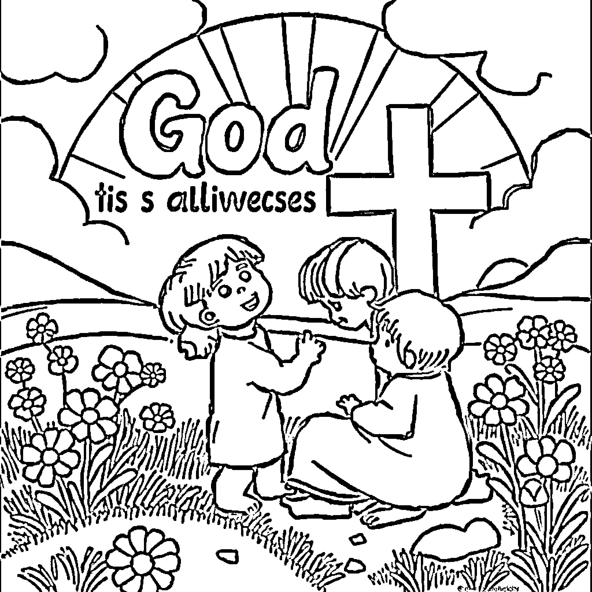 Best God Coloring Pages (Free Printable PDF)