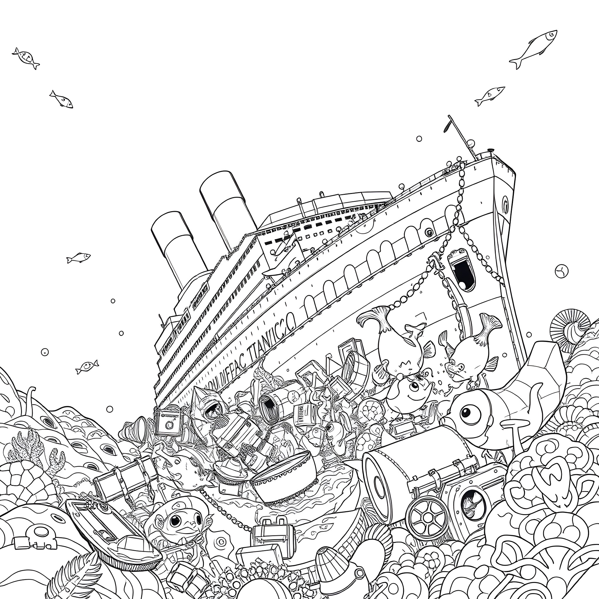 2 Best Container Ship Coloring Pages (Free Printable PDFs)