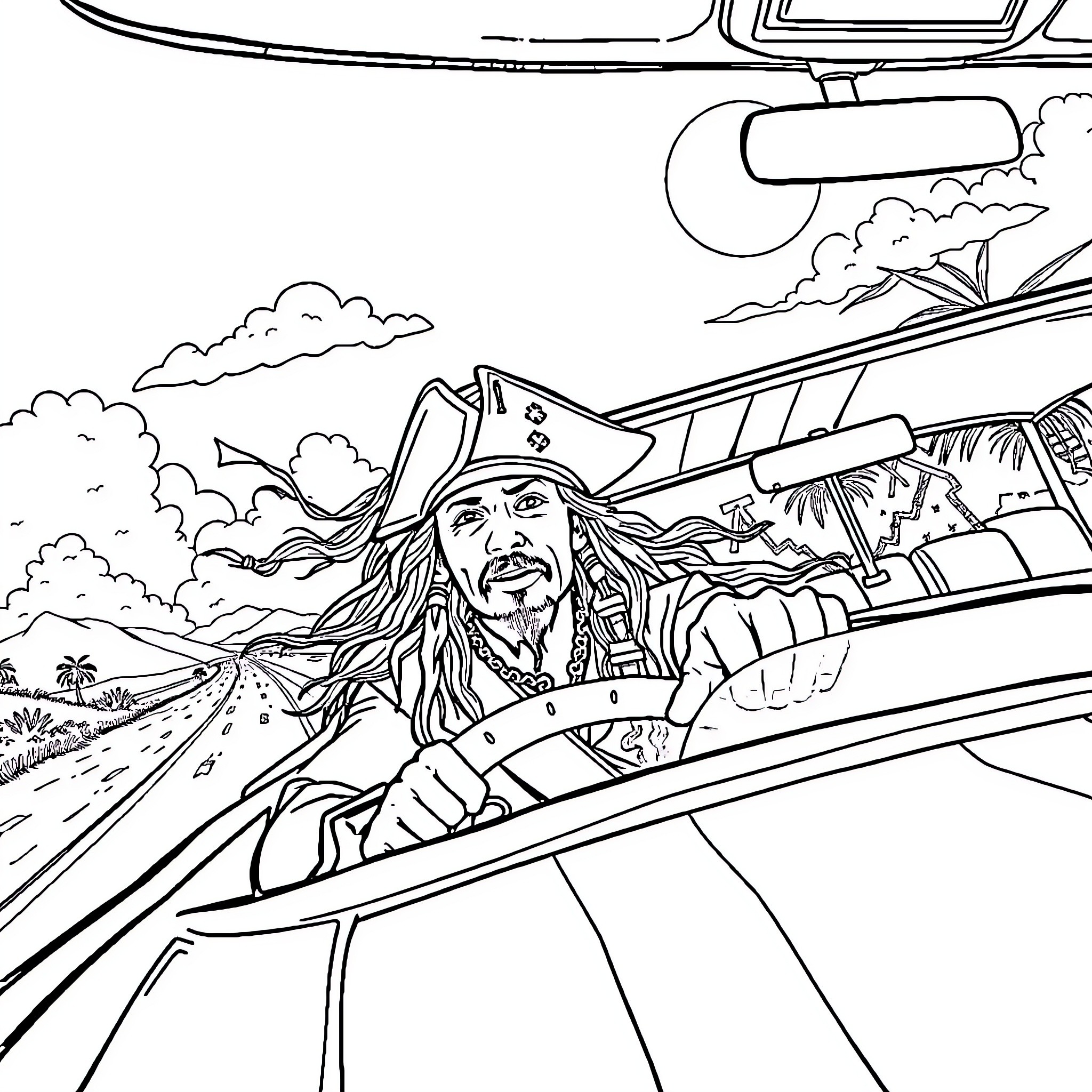 Best Jack Sparrow Coloring Pages (Free Printable PDF)
