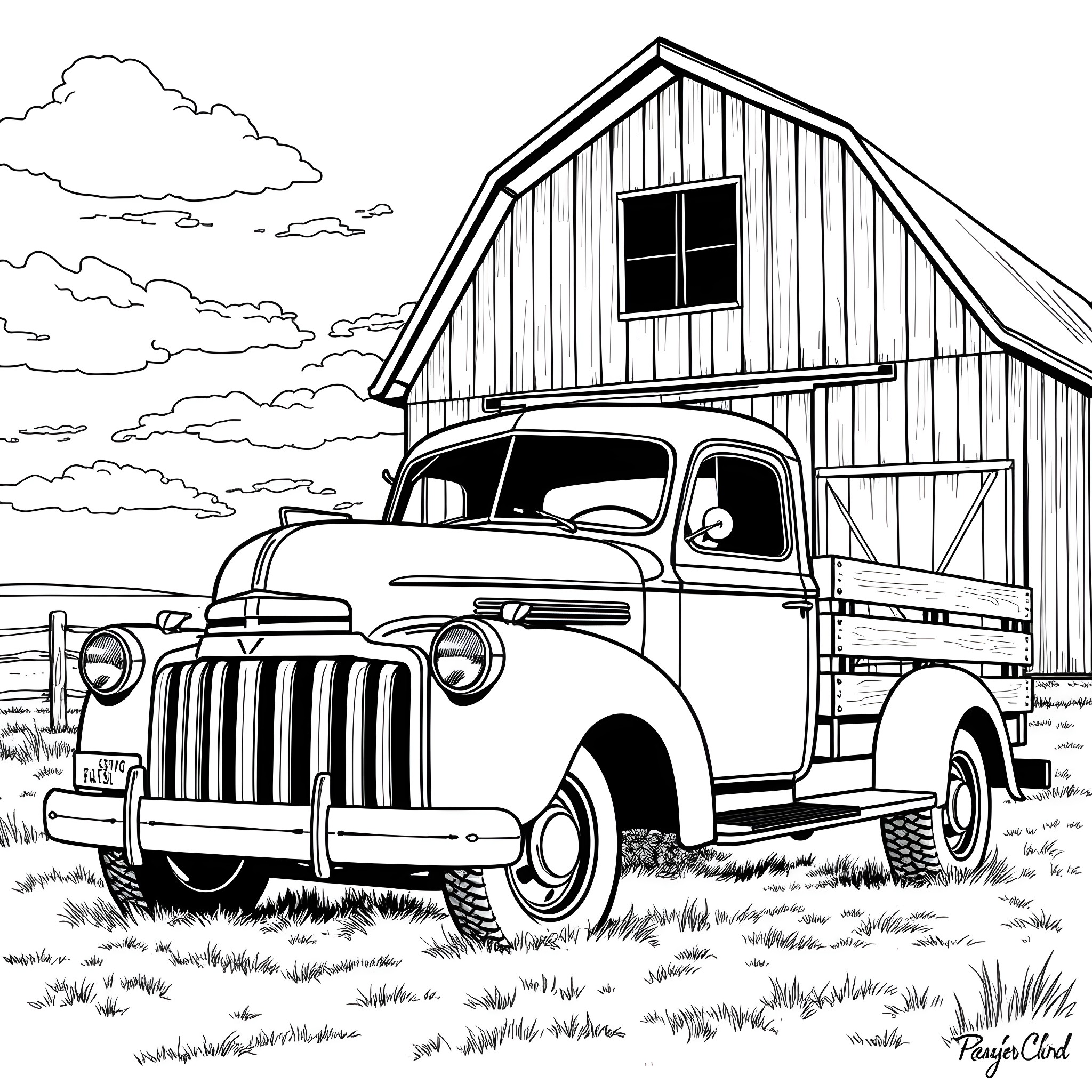 888 Best Truck Coloring Pages (Free Printable PDFs)