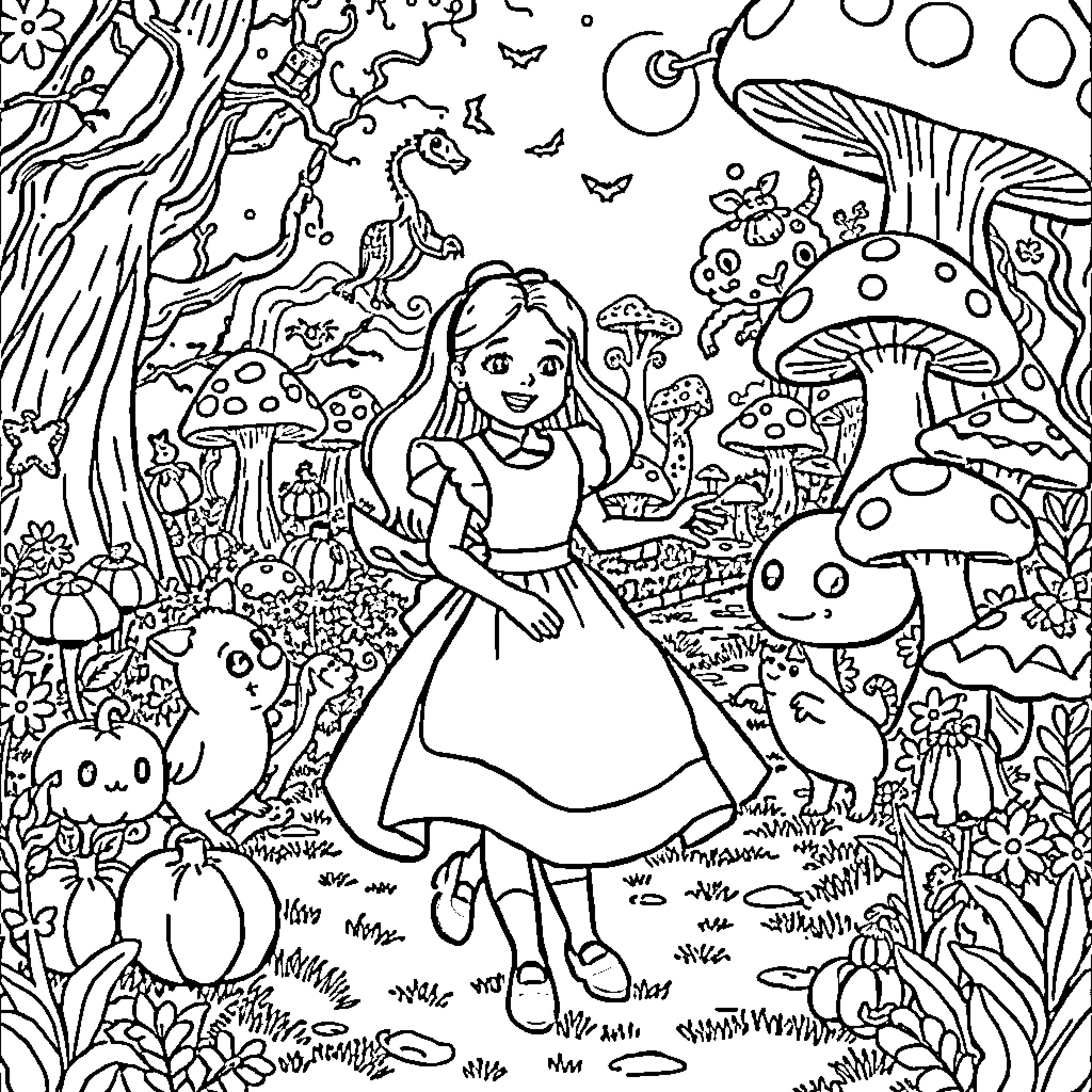Best Alice Coloring Pages (Free Printable PDF)