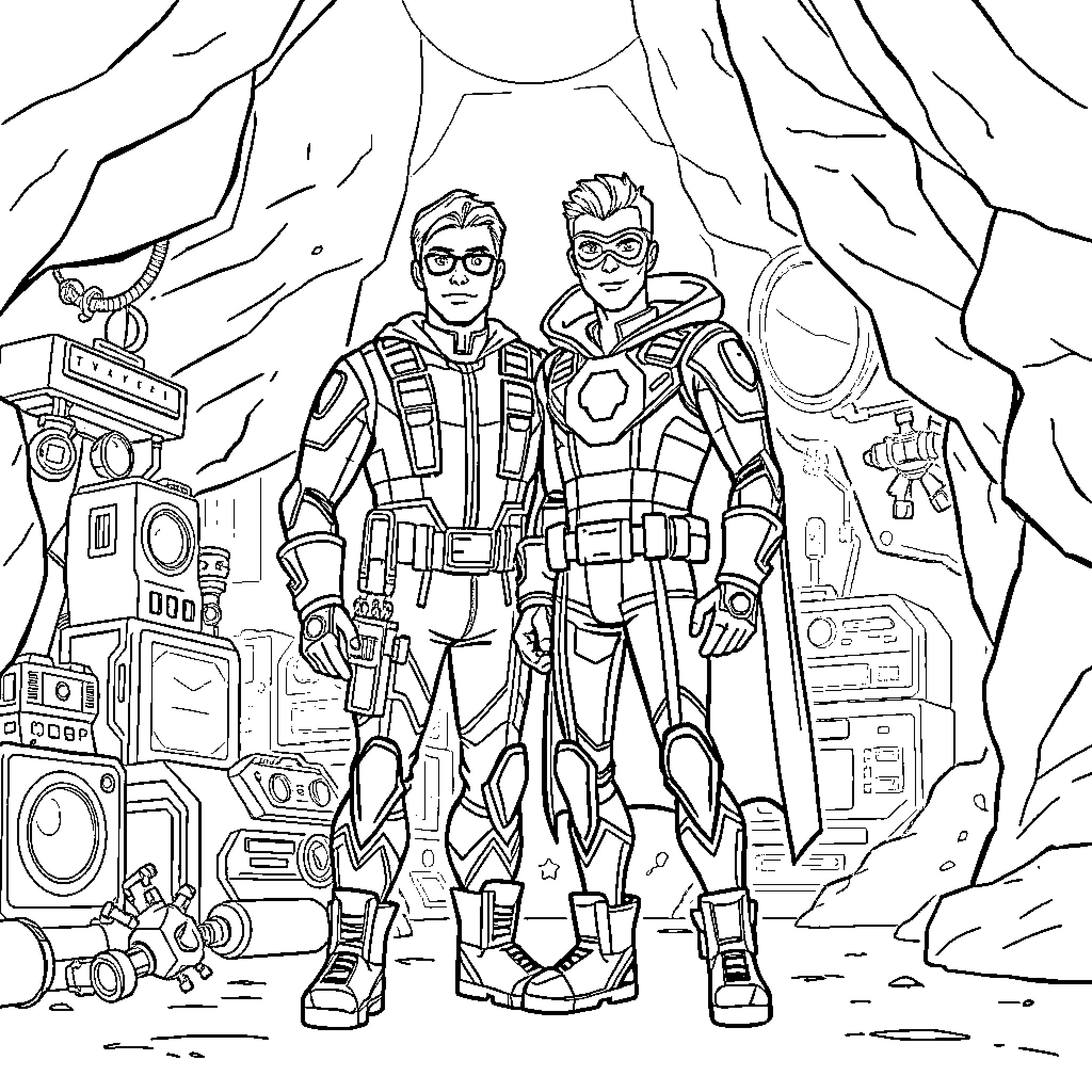 Best Captain Man Coloring Pages (Free Printable PDF)